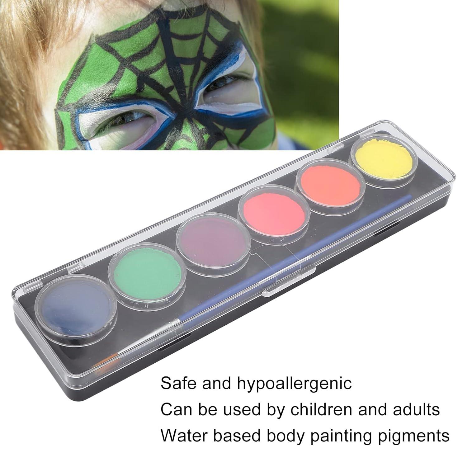 Buy 6-Color Body Painting Pigment Make-up Palette for Halloween | High ...