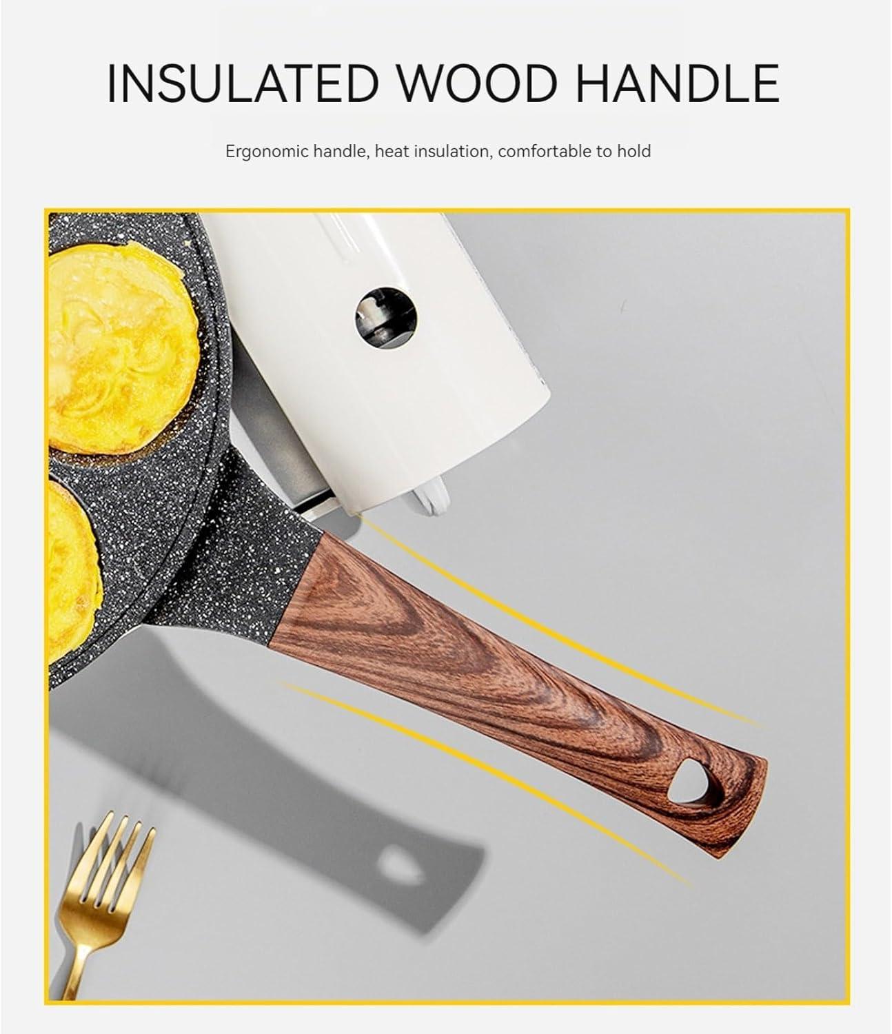 ZPRMMN 7 Holes Egg Frying Pan Multifunction Hamburger Steak Non Stick ...