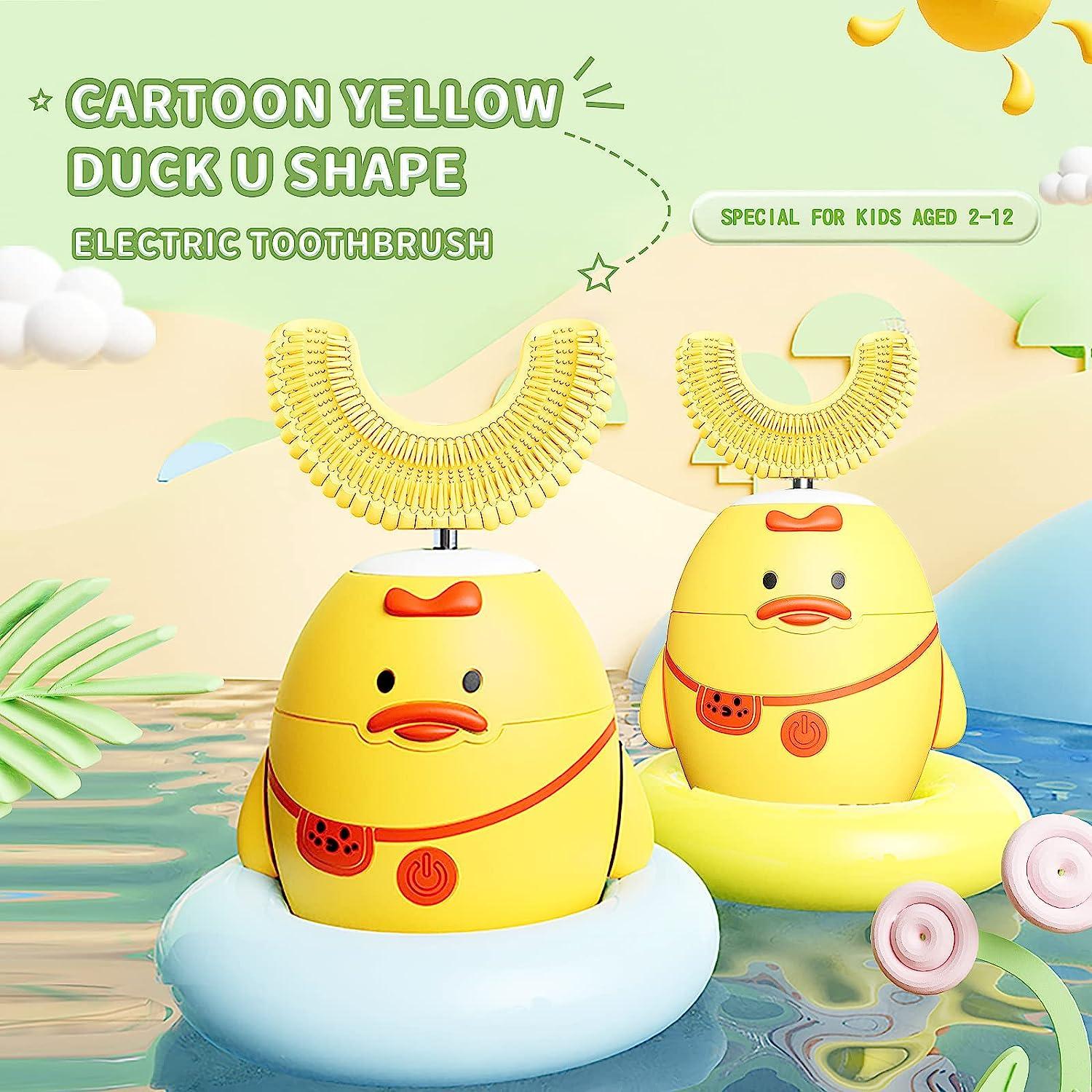 RexCodar Kids Electric Toothbrush | Cartoon Duck | Ages 2-6 | 5 Smart ...