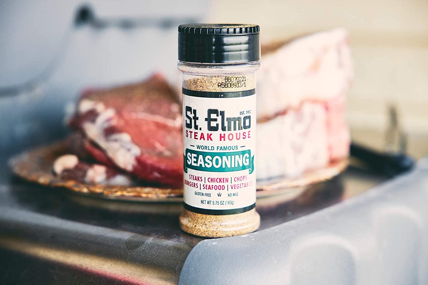 St. Elmo Seasoning: Flavorful Steak Rub for Burgers, Chicken, Seafood ...