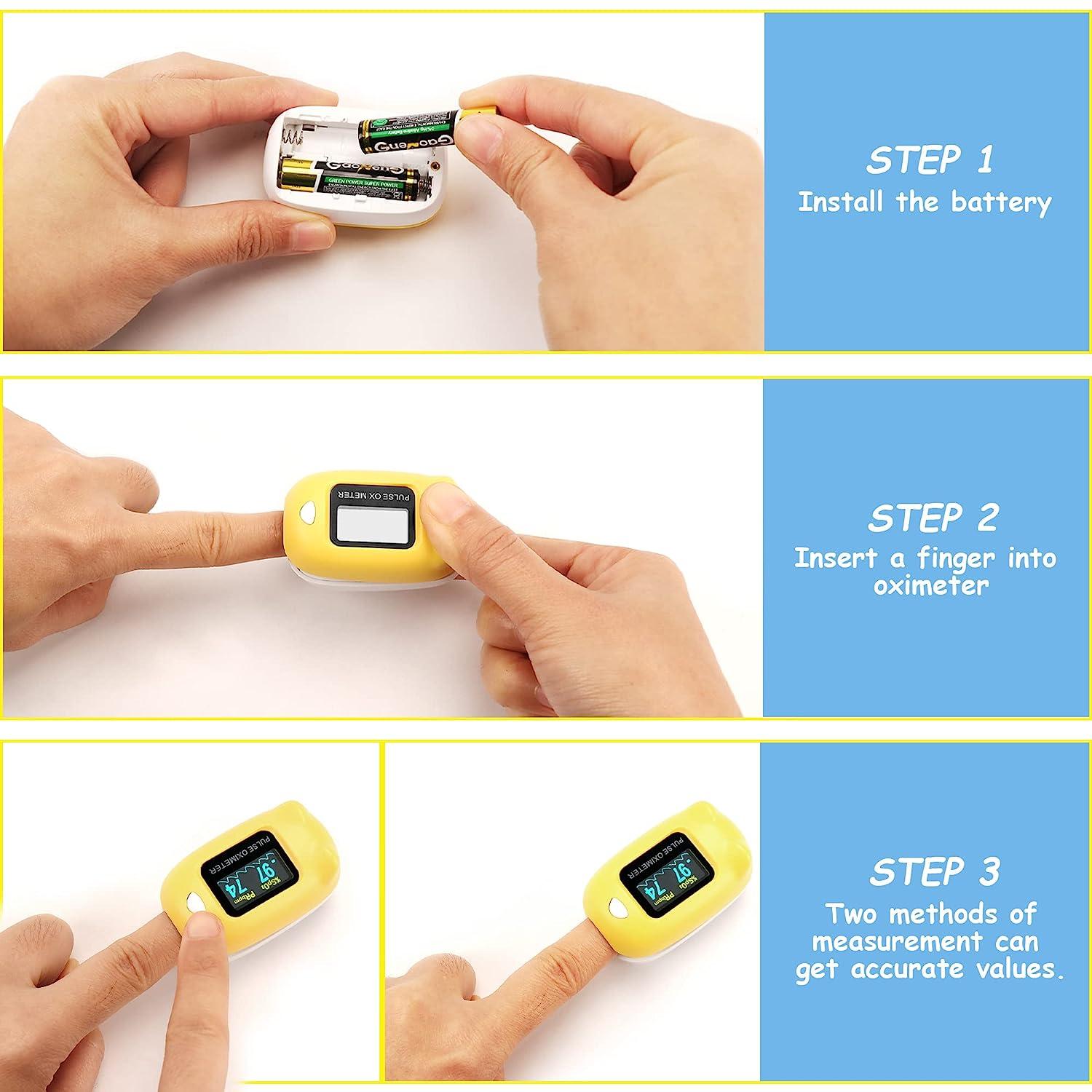 Pulse Oximeter Fingertip Monitor for Baby | SpO2 with Plethysmograph ...