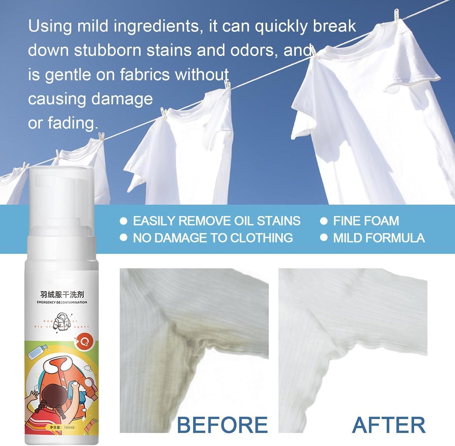 Down Jacket Foam Dry Cleaner Down Detergent for Puffer Jackets Dry ...
