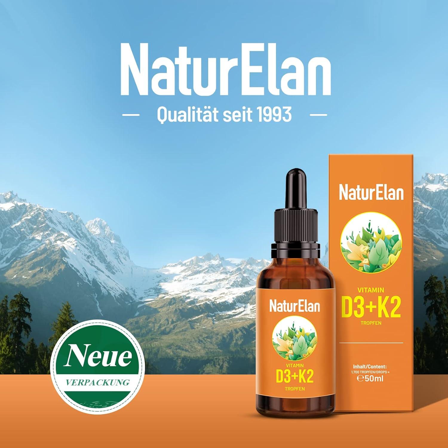 Buy High Dose Vitamin D3 K2 Drops - 50ml 1000 IU/Drop Vegan No ...