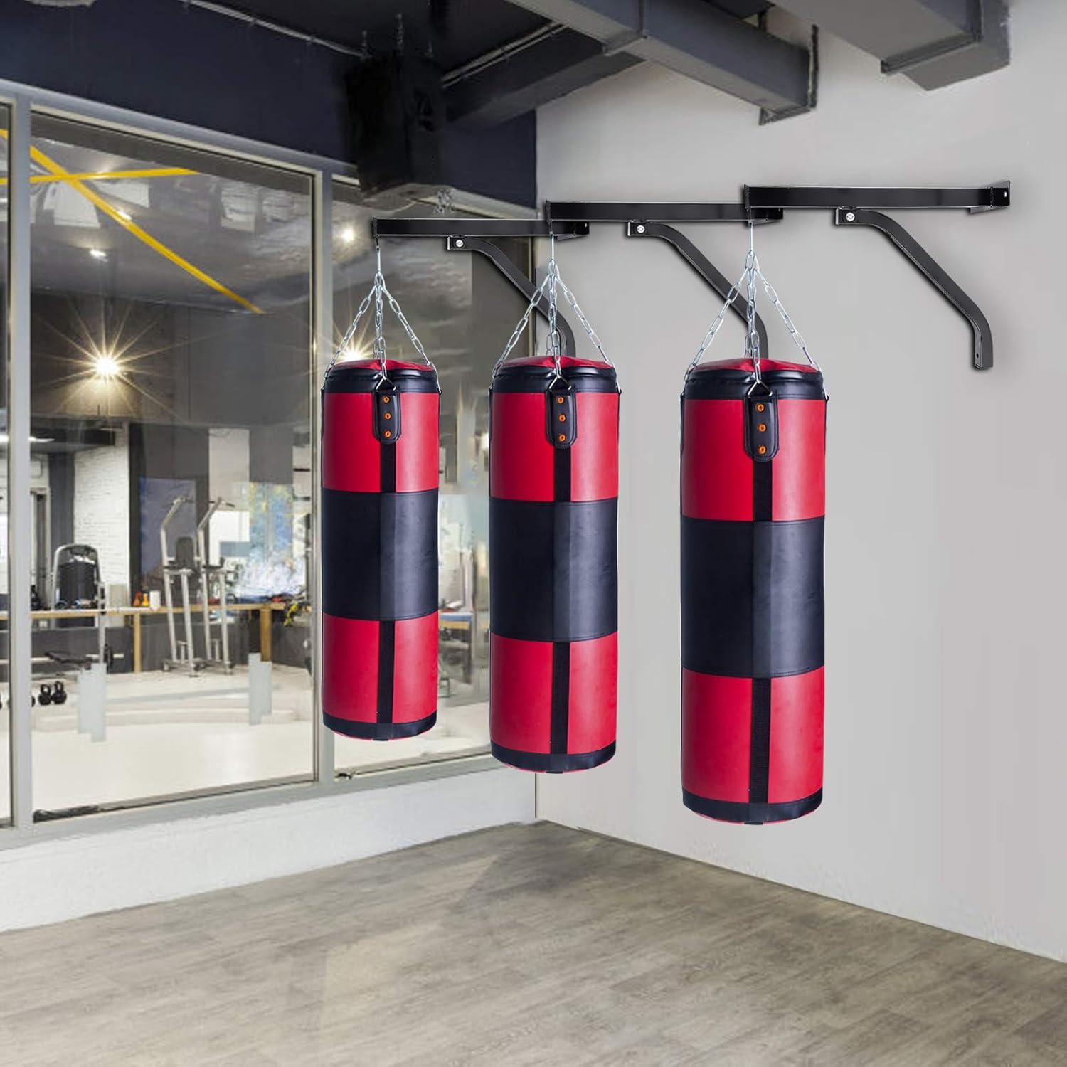 Heavy-Duty Boxing Bag Wall Holder - 100kg Capacity Punching Bag Bracket ...