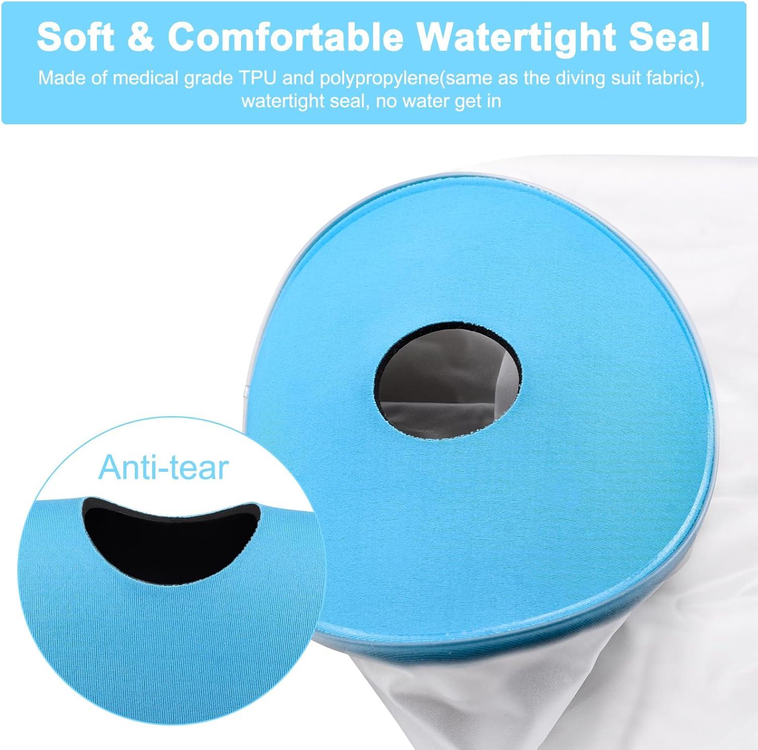 Adult Waterproof Leg Cast Protector | Non-slip Shower Cover for Broken ...