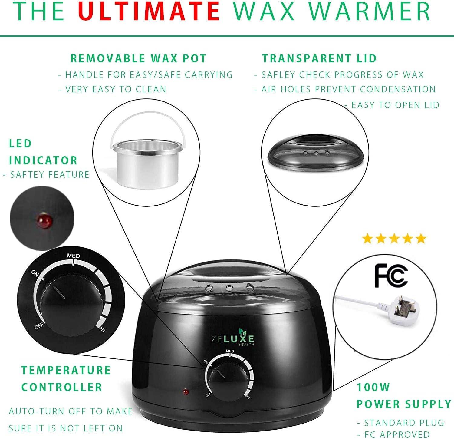 Professional Home Waxing Kit for Women Men - Full Body Hair Removal Set ...