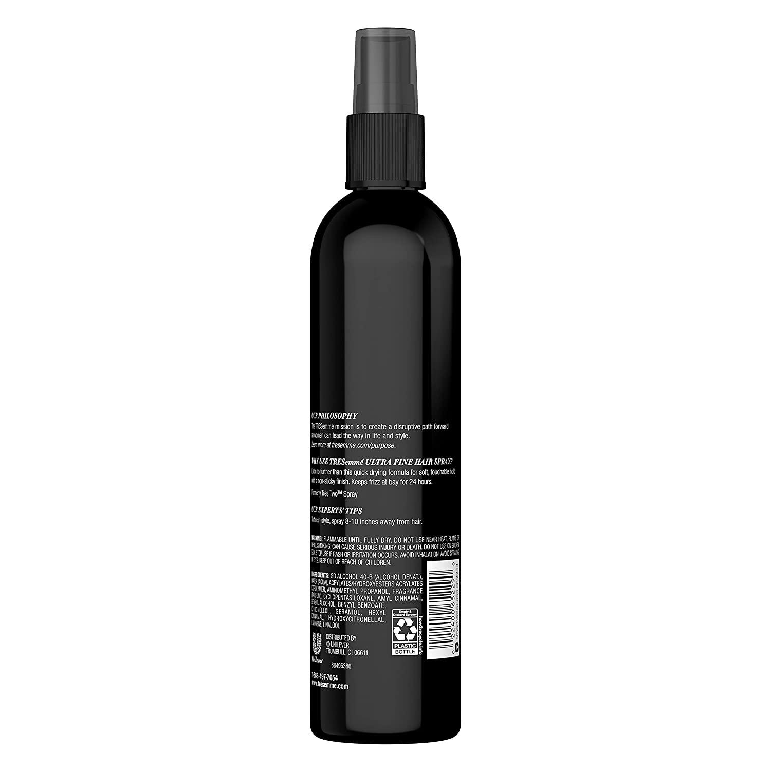 TRESemm TRES Two Non Aerosol Hair Spray Ultra Fine Mist 10 oz - Pack of ...