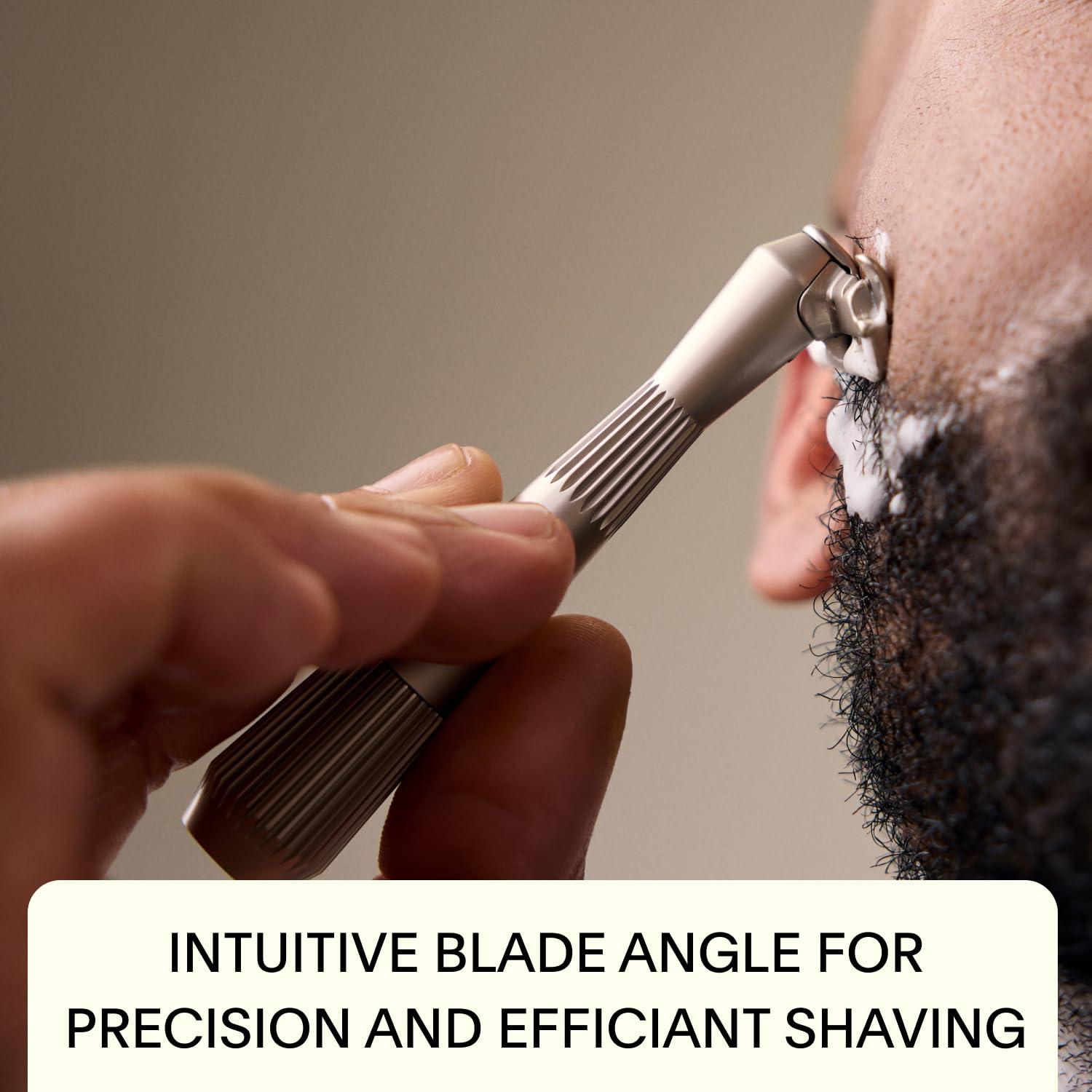 Leaf Shave Twig Razor - Eco-Friendly All-Metal Razor for Men & Women | Includes 5 Stainless ...