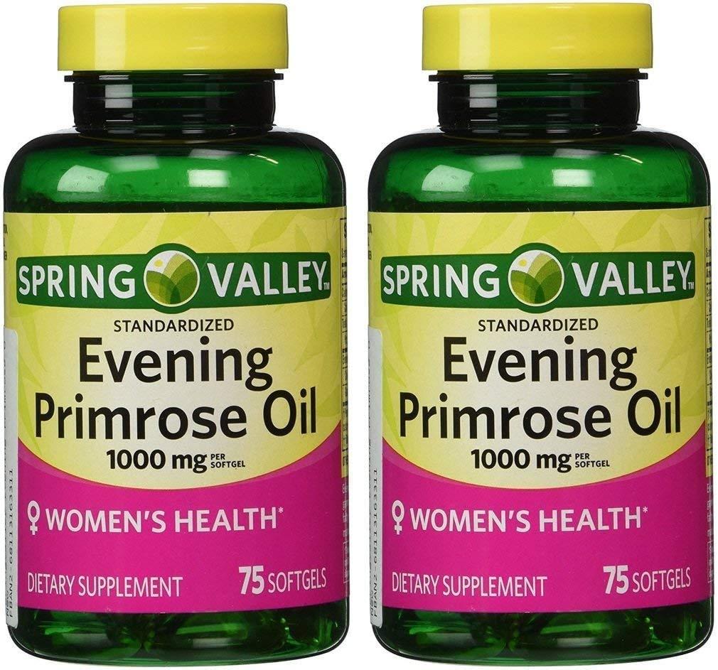 BBEEAAUU Spring Valley Evening Primrose Oil 1000mg Twin Pack - 150 ...