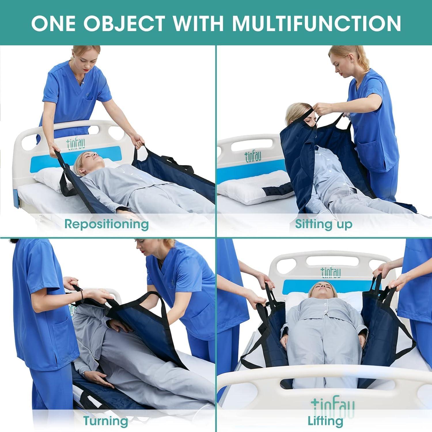 Bed Positioning Pad for Easy Turning & Lifting | 127 x 101.6 cm Multi ...