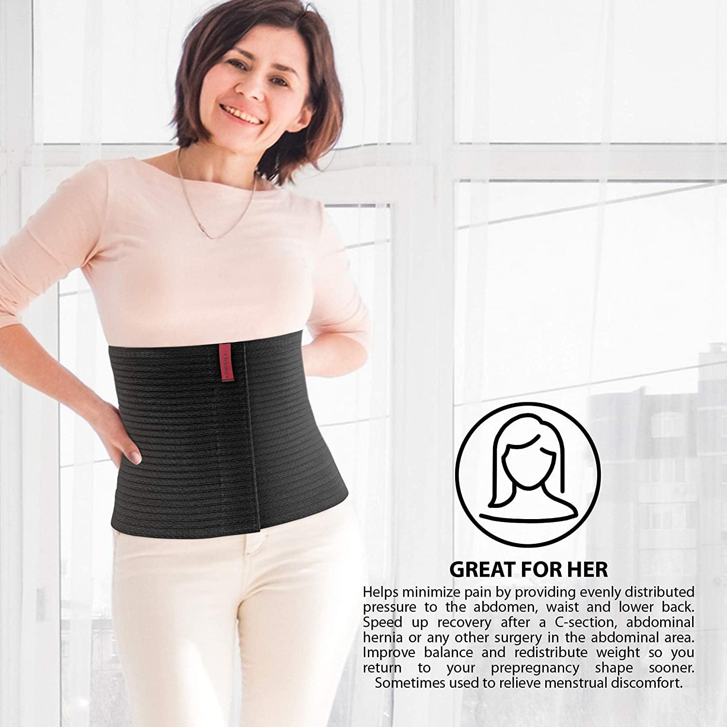 Ortonyx 10.25 Abdominal Binder for Men and Women - Postpartum/Po-op ...