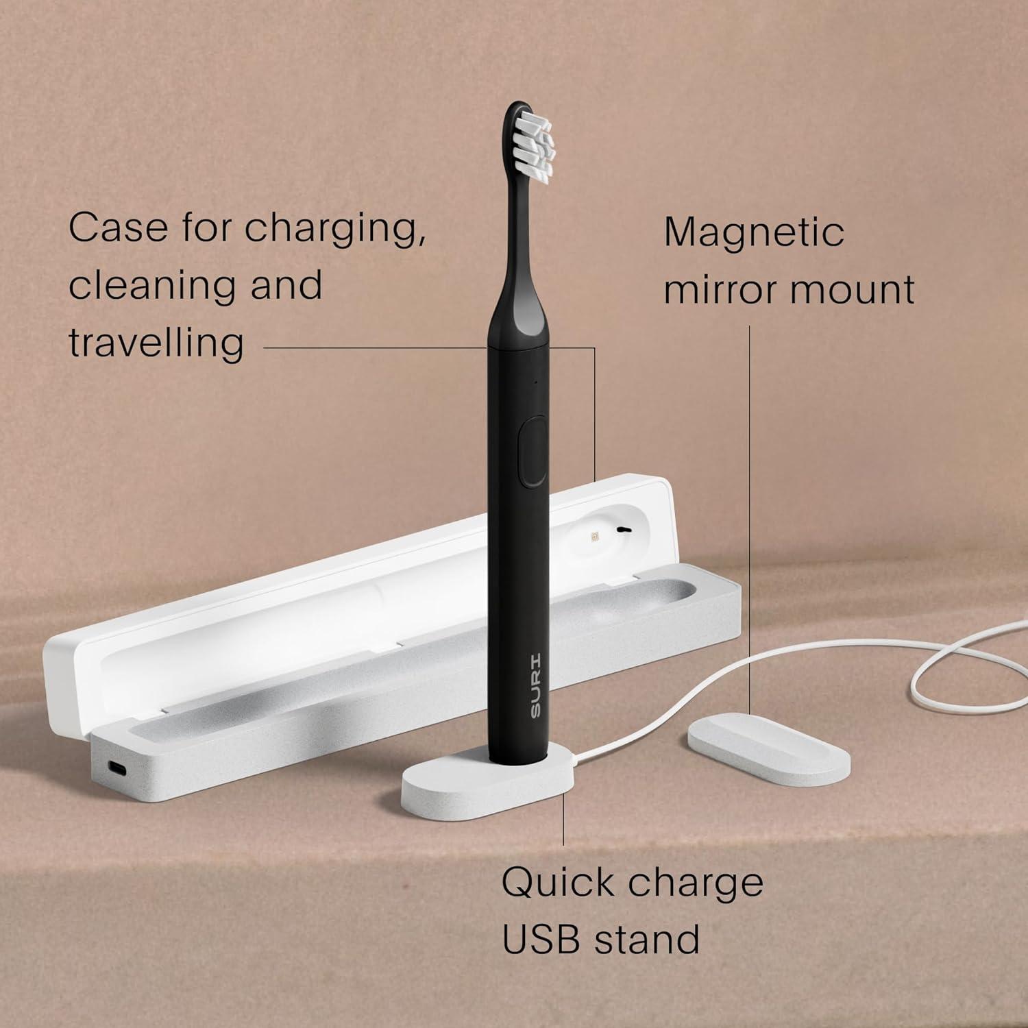 SURI Sustainable Sonic Toothbrush - Slim and Powerful Electric ...