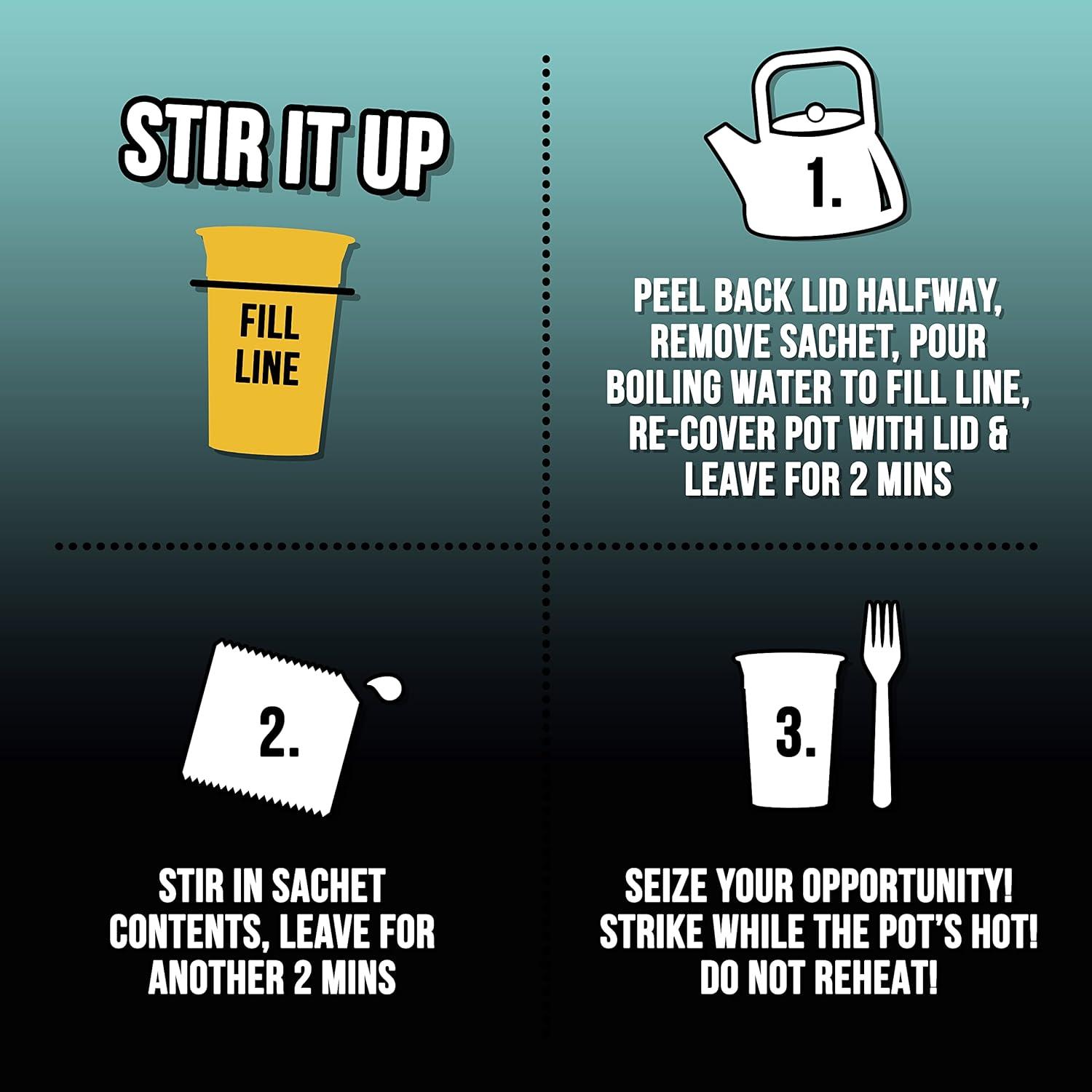 Pot Noodle Fusions Malaysian Curry Instant Snack Vegan quick to make ...