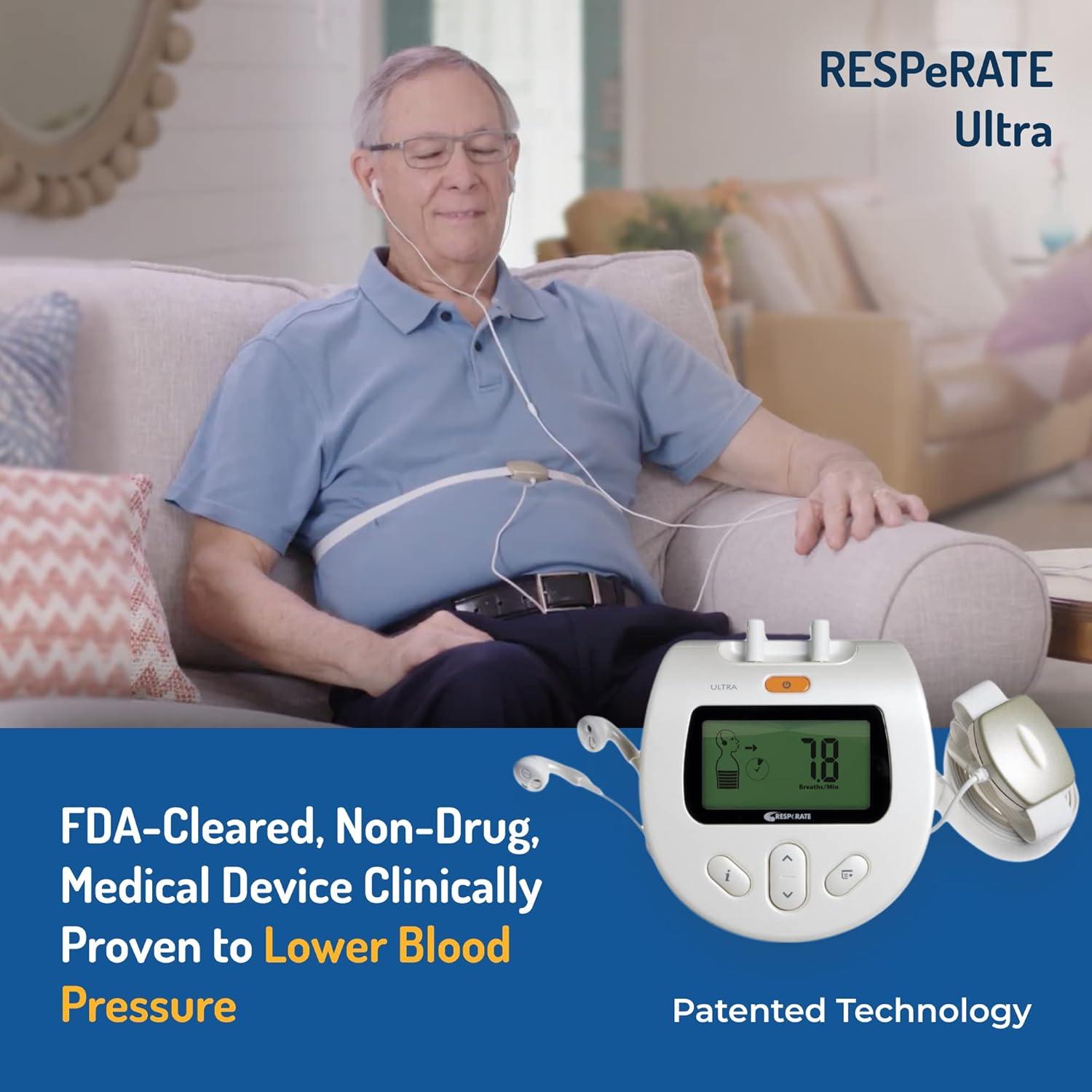RESPeRATE Ultra - Natural Blood Pressure Lowering Device for Drug-Free ...