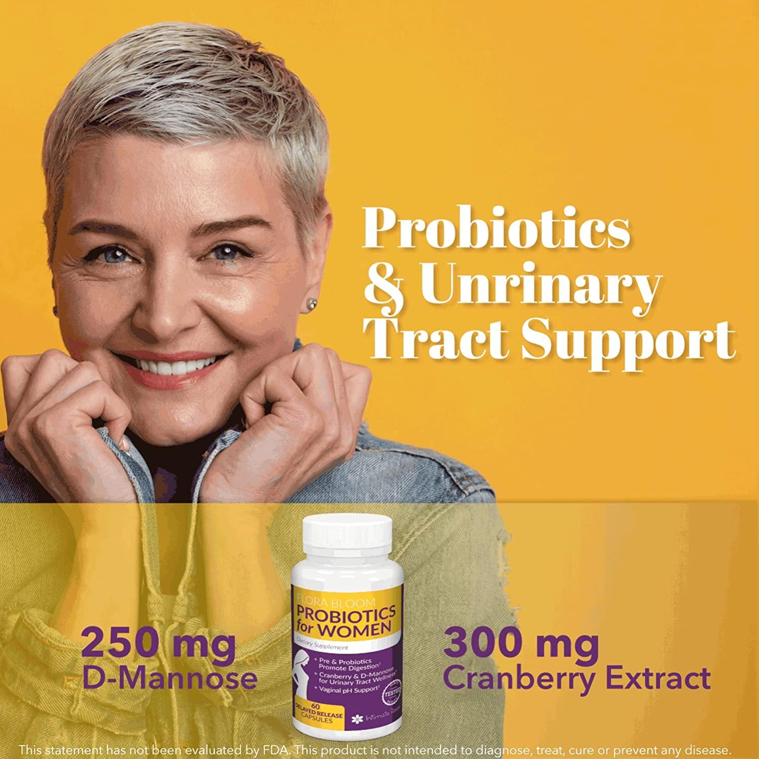 Vaginal Probiotics for Women pH Balance with Prebiotics & Cranberry ...