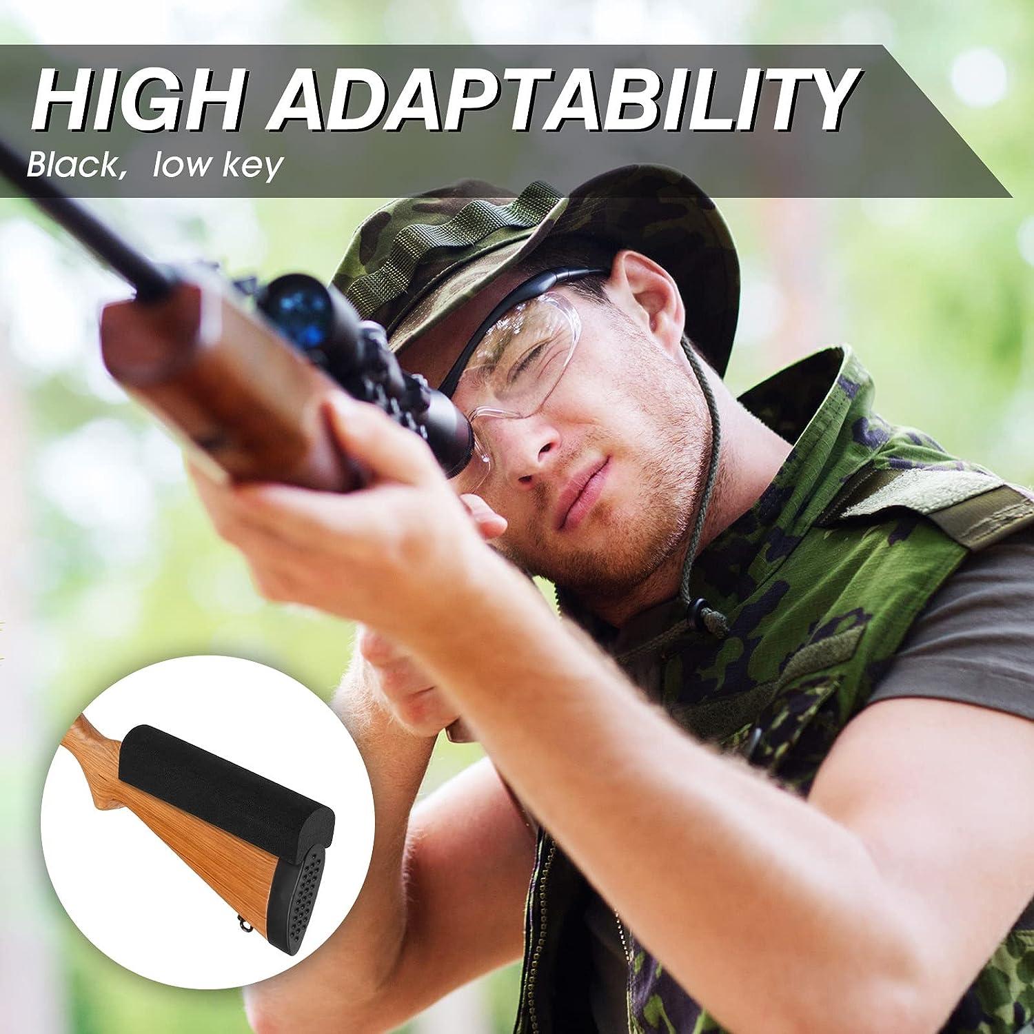 Gueevin 6-Piece Black EVA Foam Rifle Cheek Riser Rest Pad Set - Non ...