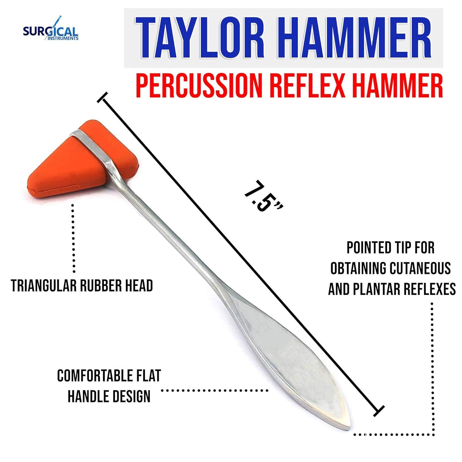 Red Taylor Tomahawk Reflex Hammer for Neuro Exam - Reliable & Accurate ...