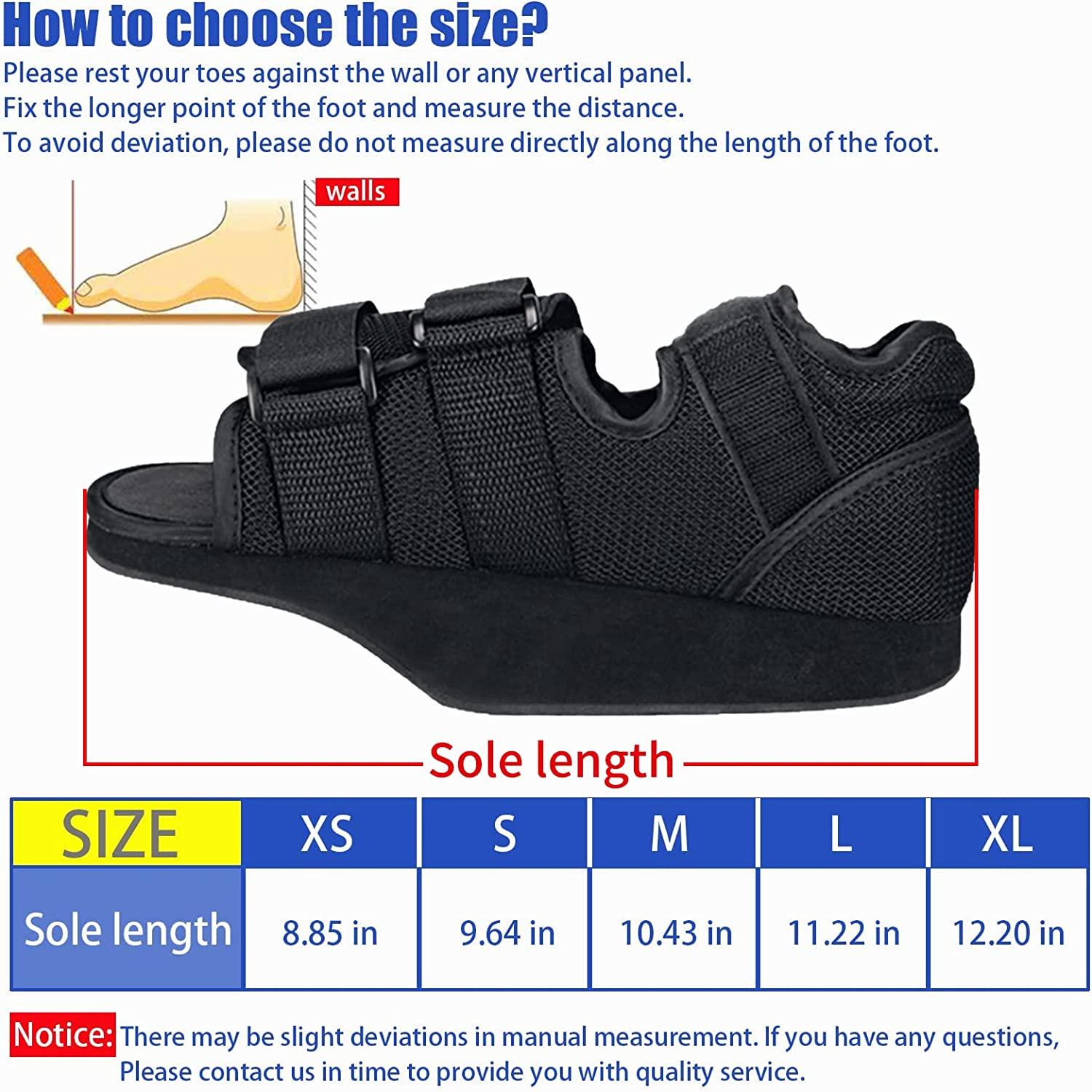 Post Op Healing Boot for Broken Toe Surgery - Forefoot Offloading Post ...
