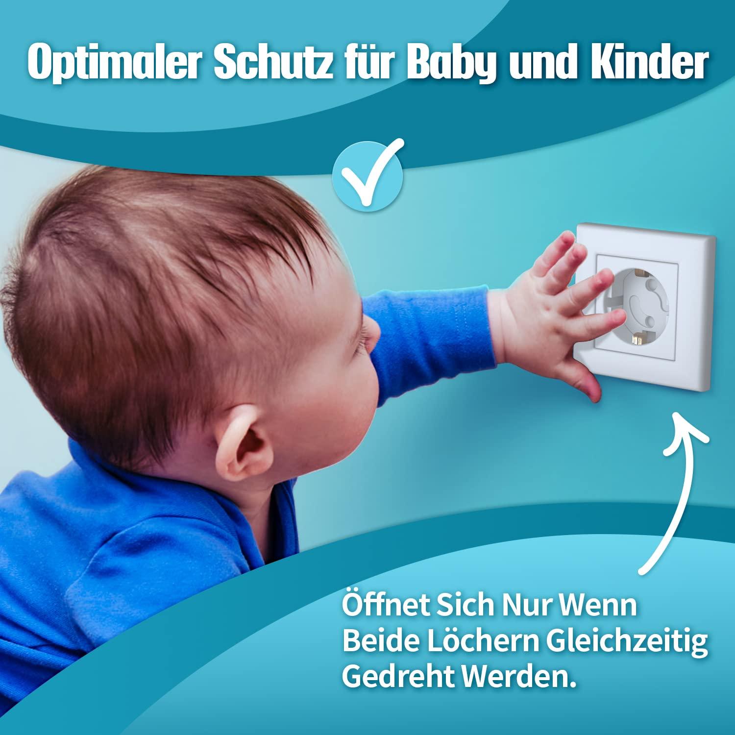 Septeteamay 30 PCs Child Protection Sockets - Safe Socket Locks with 3M ...