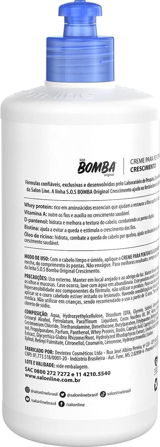 Salon Line Treatment: Vitamin Bomb SOS Power Explosion Combing Cream 17 ...