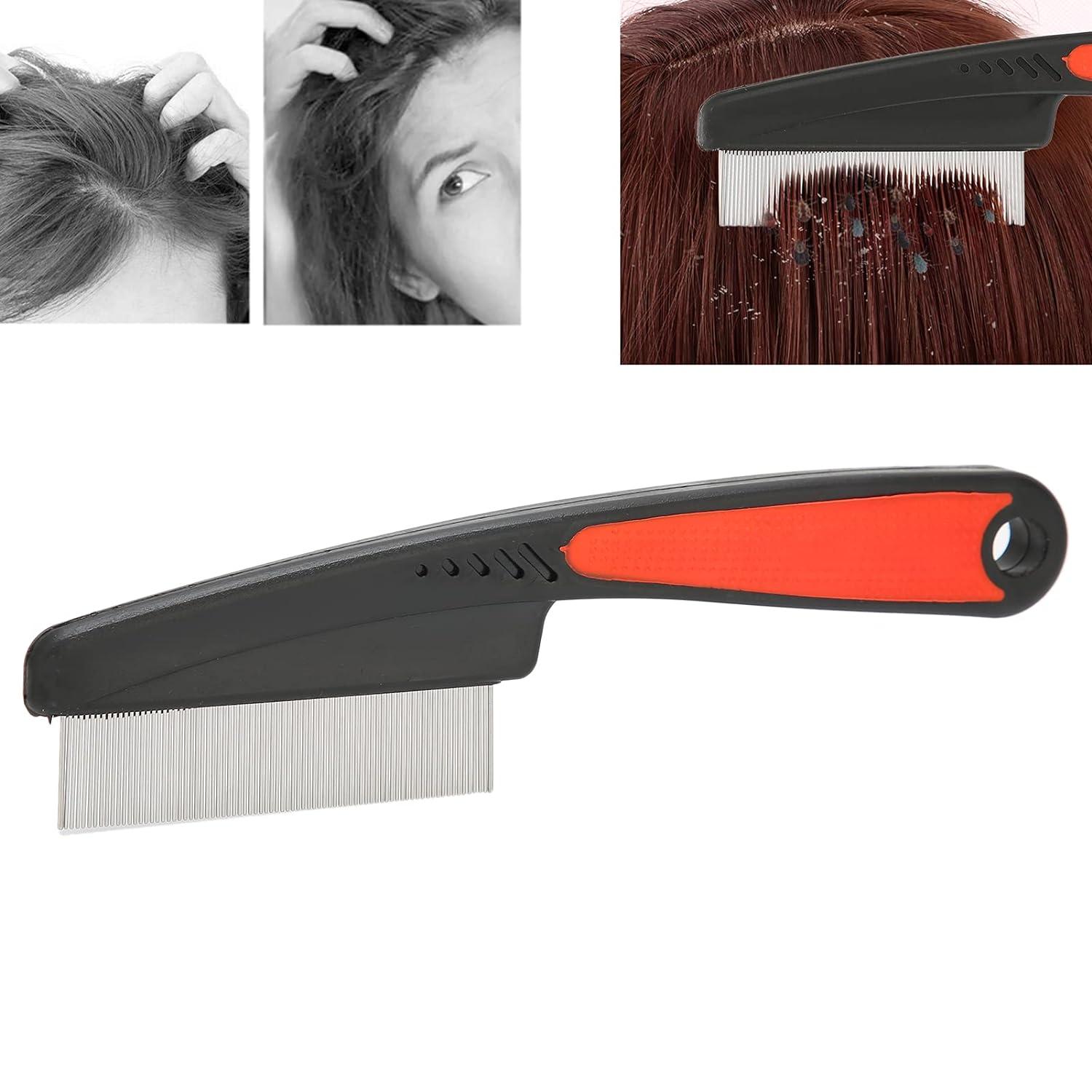 Professional Stainless Steel Lice Comb for Kids, Adults, and Pets ...