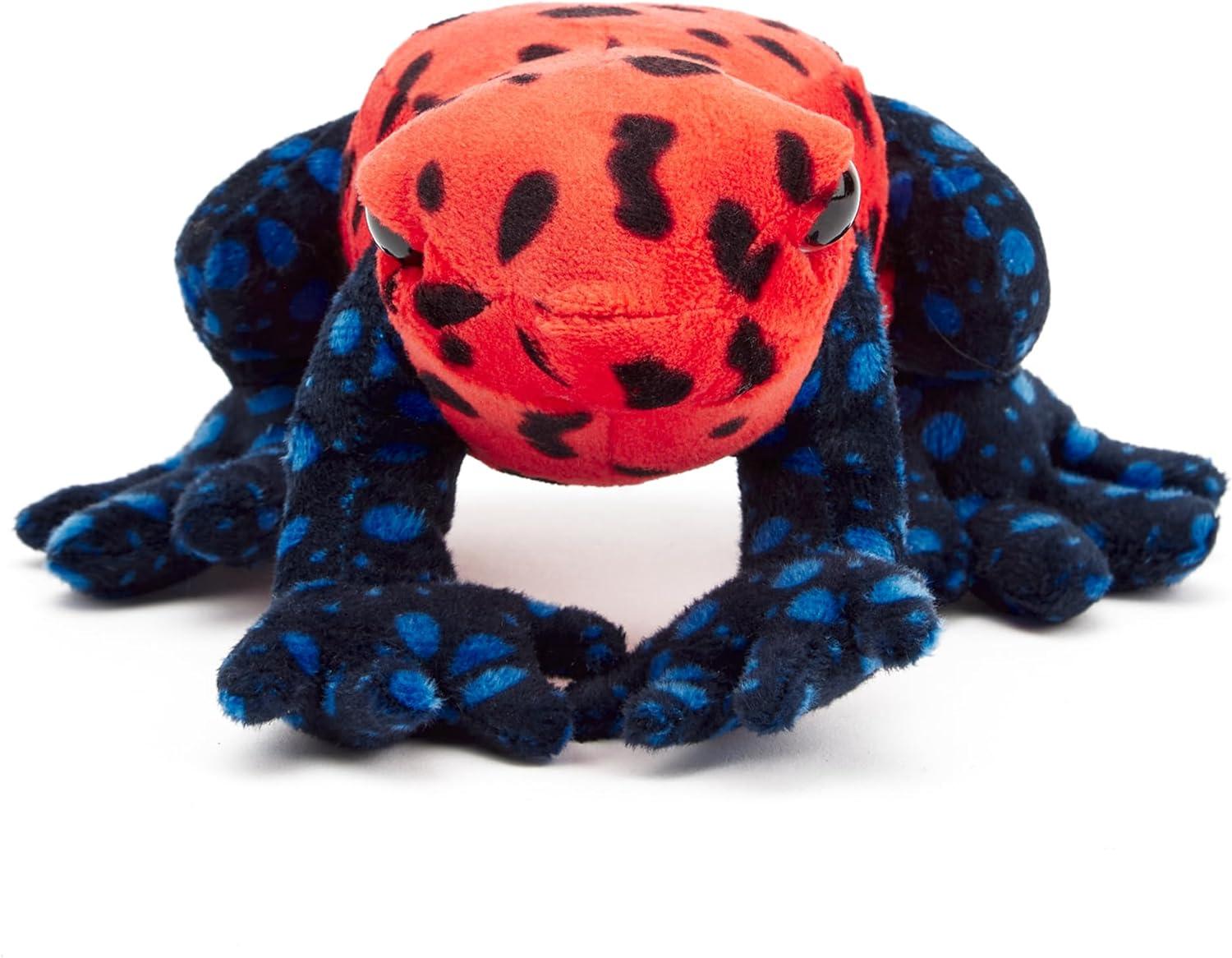 Zappi Co 100% Recycled Plush Poison Dart Frog Toy - 15cm Stuffed Eco ...