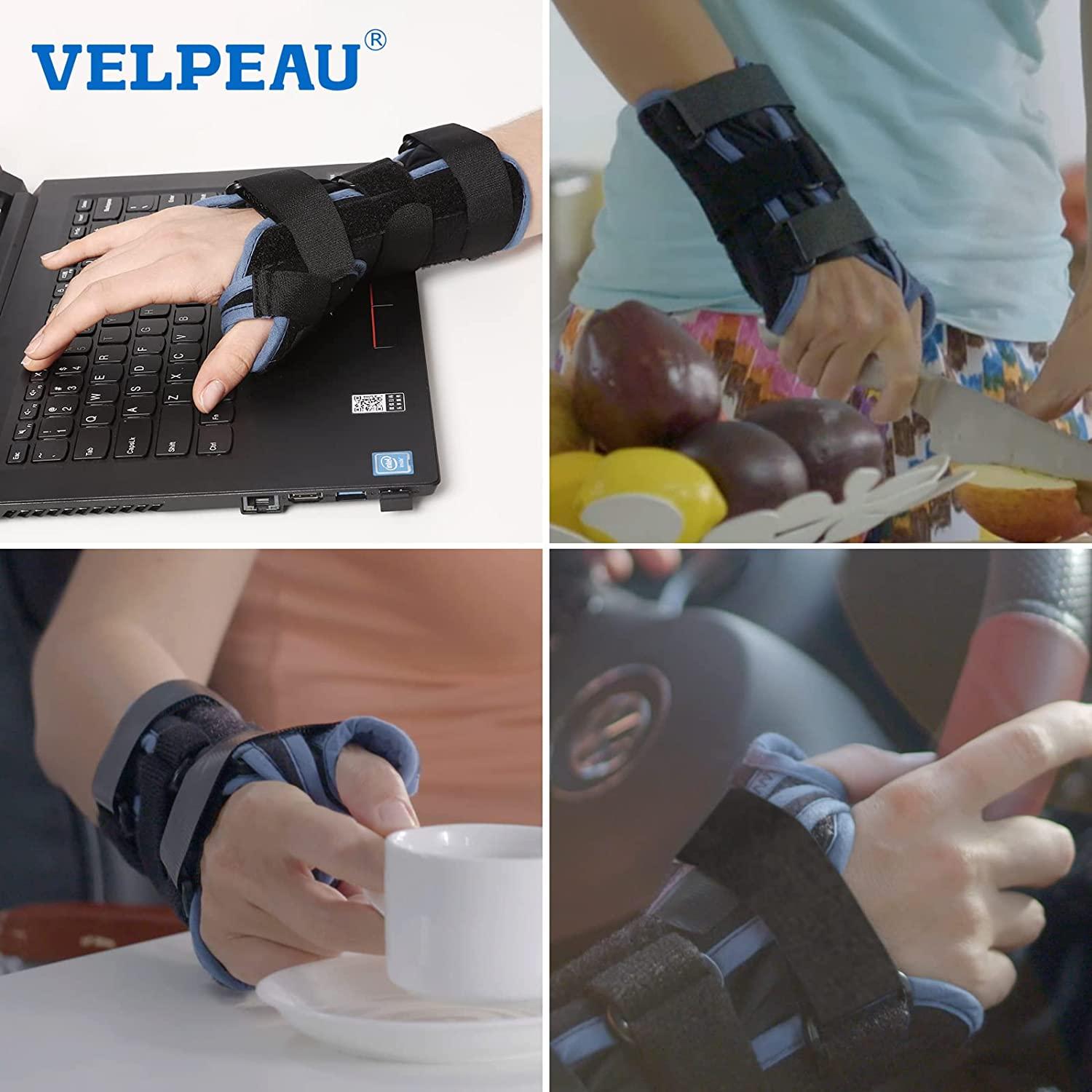 Velpeau Wrist Brace with Thumb Spica Splint for De Quervain's ...