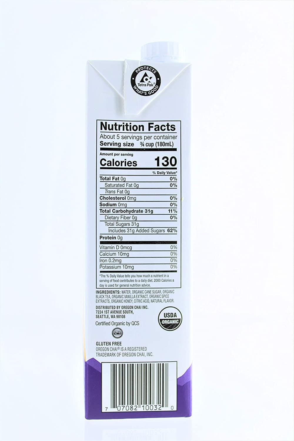 Oregon Chai Tea Concentrate the Original Flavor, 1 Quart (Pack of 3)