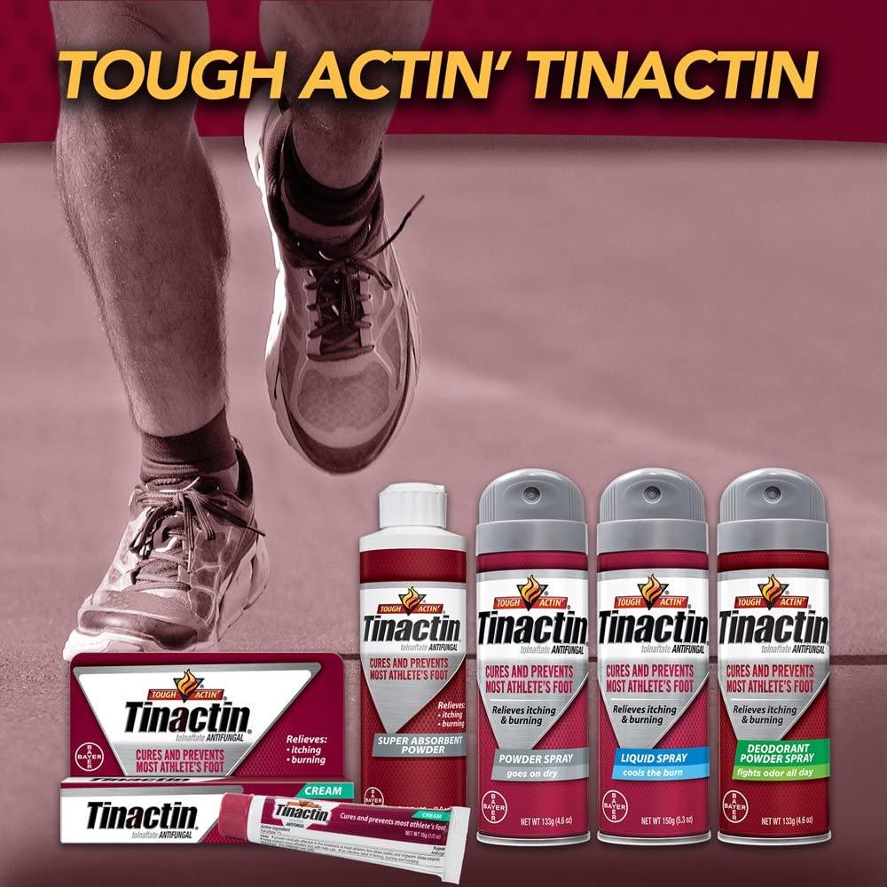 Tinactin Athlete's Foot Cream | Tolnaftate 1 Antifungal Treatment ...