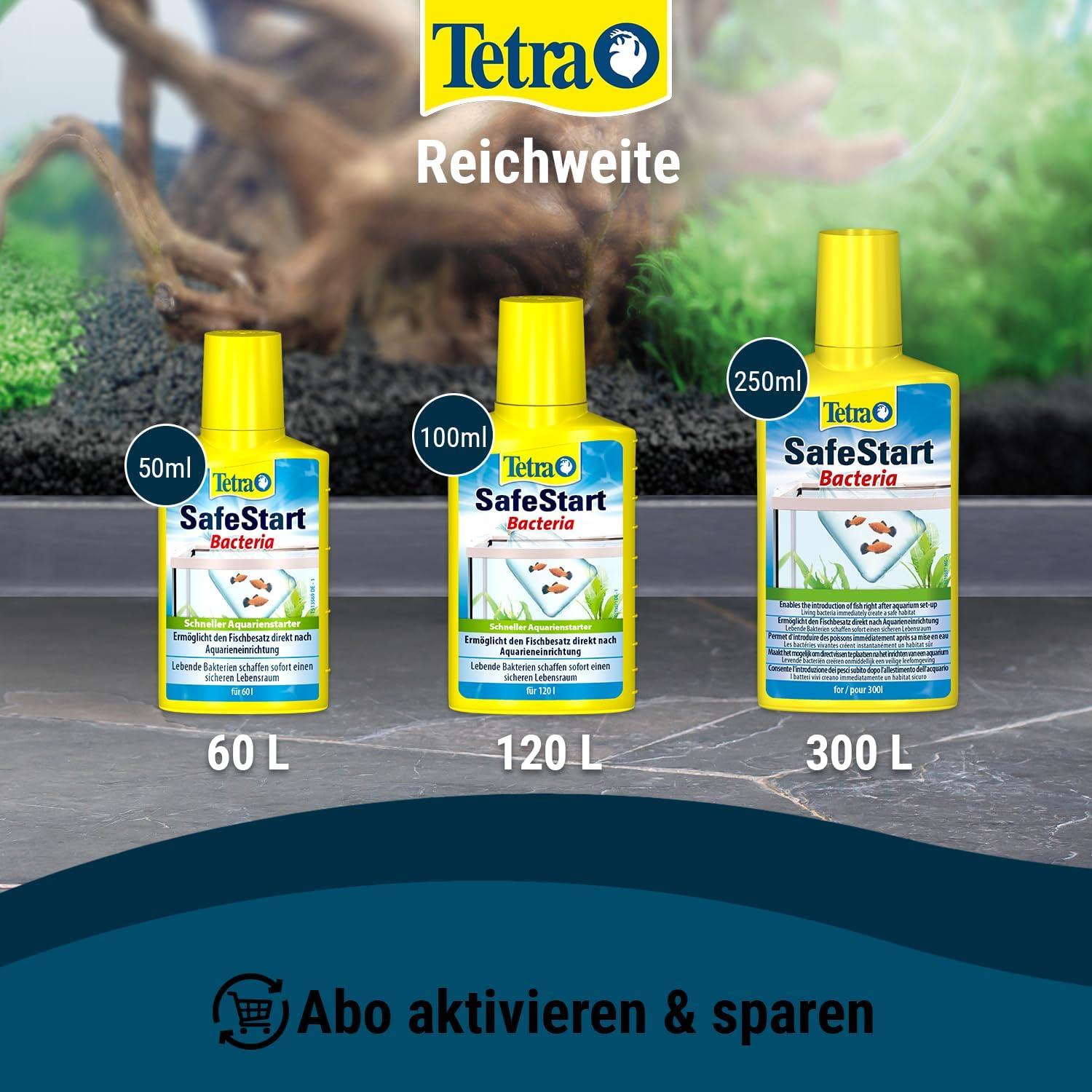 Tetra SafeStart Aquarium Starter - Rapid Fish Introduction with Live ...