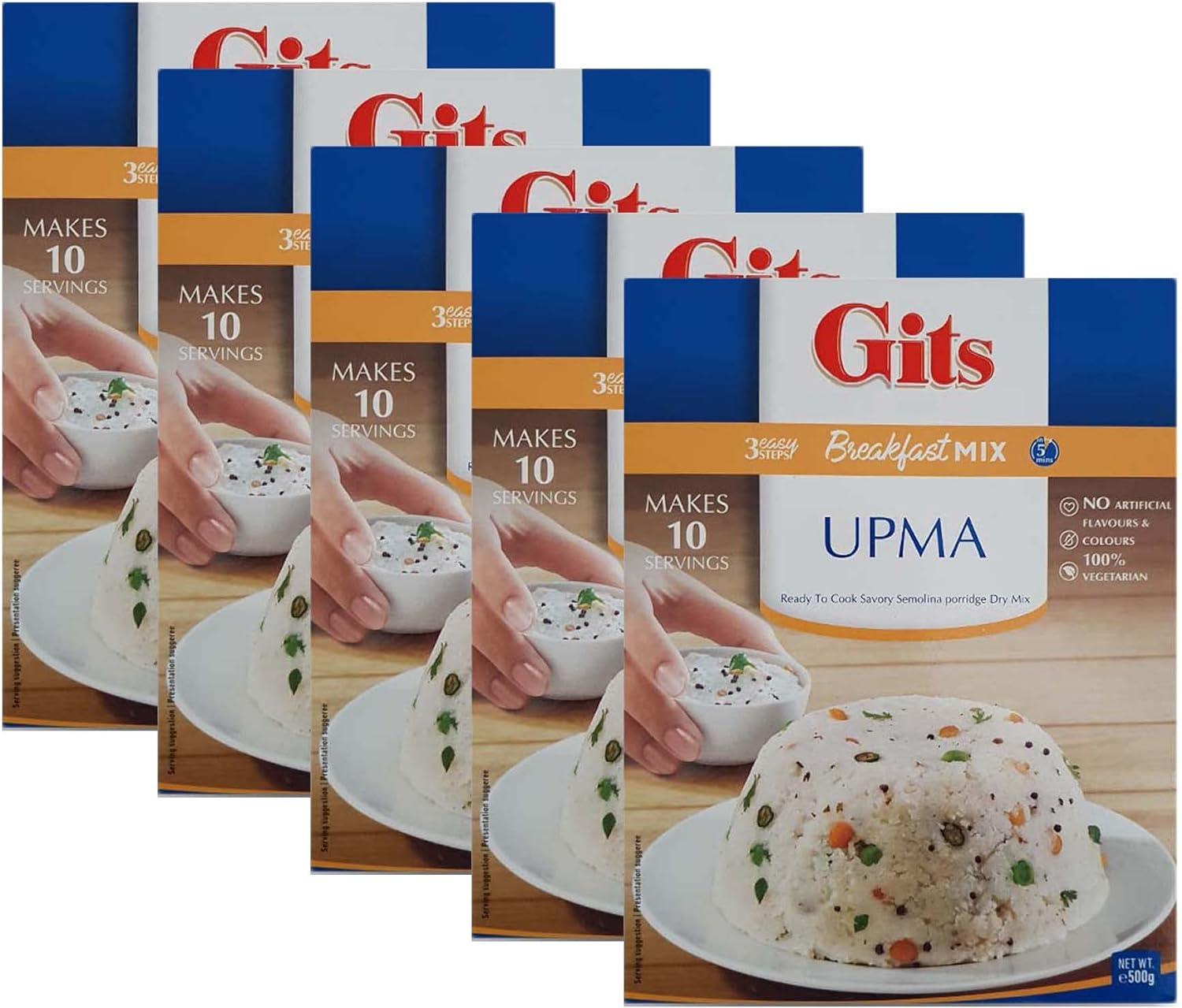 Gits Upma Mix 500g - Makes a Popular South Indian Breakfast - Made From ...