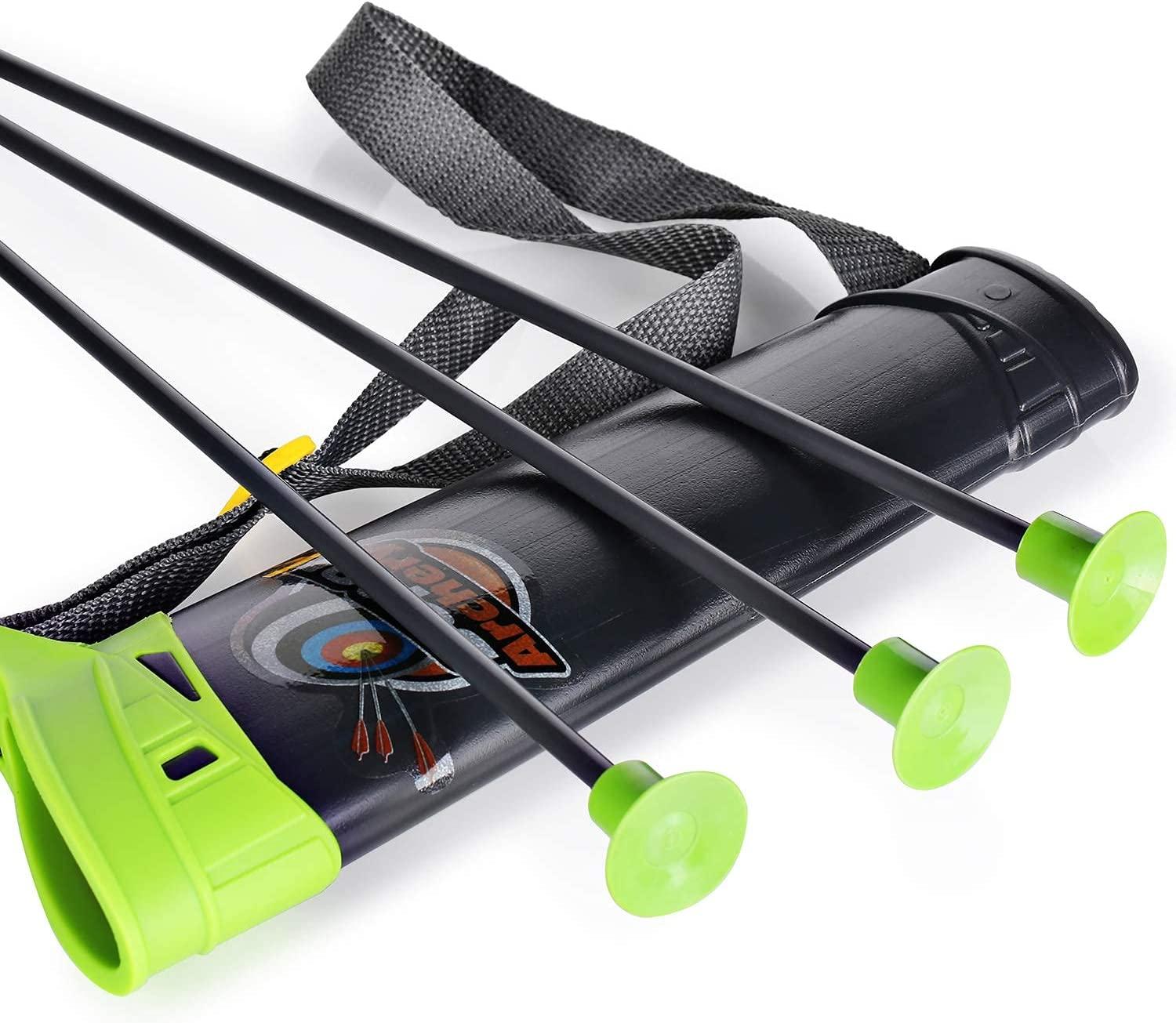 SainSmart Jr. Kids Light Up Archery Set - Outdoor Hunting Game with 5 ...