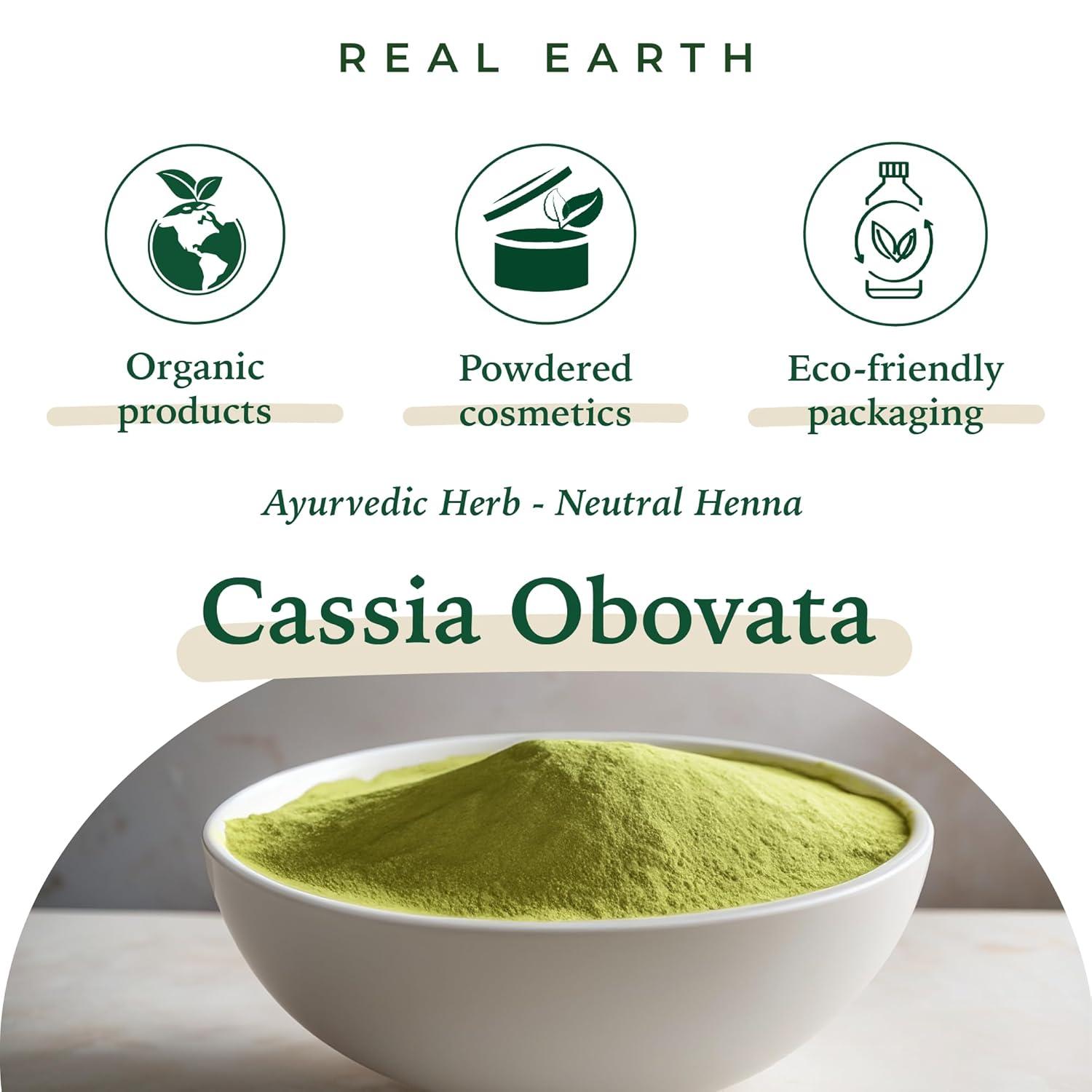 Cassia Obovata Powder - Vegan Blonde Hair Henna Treatment 250g ...