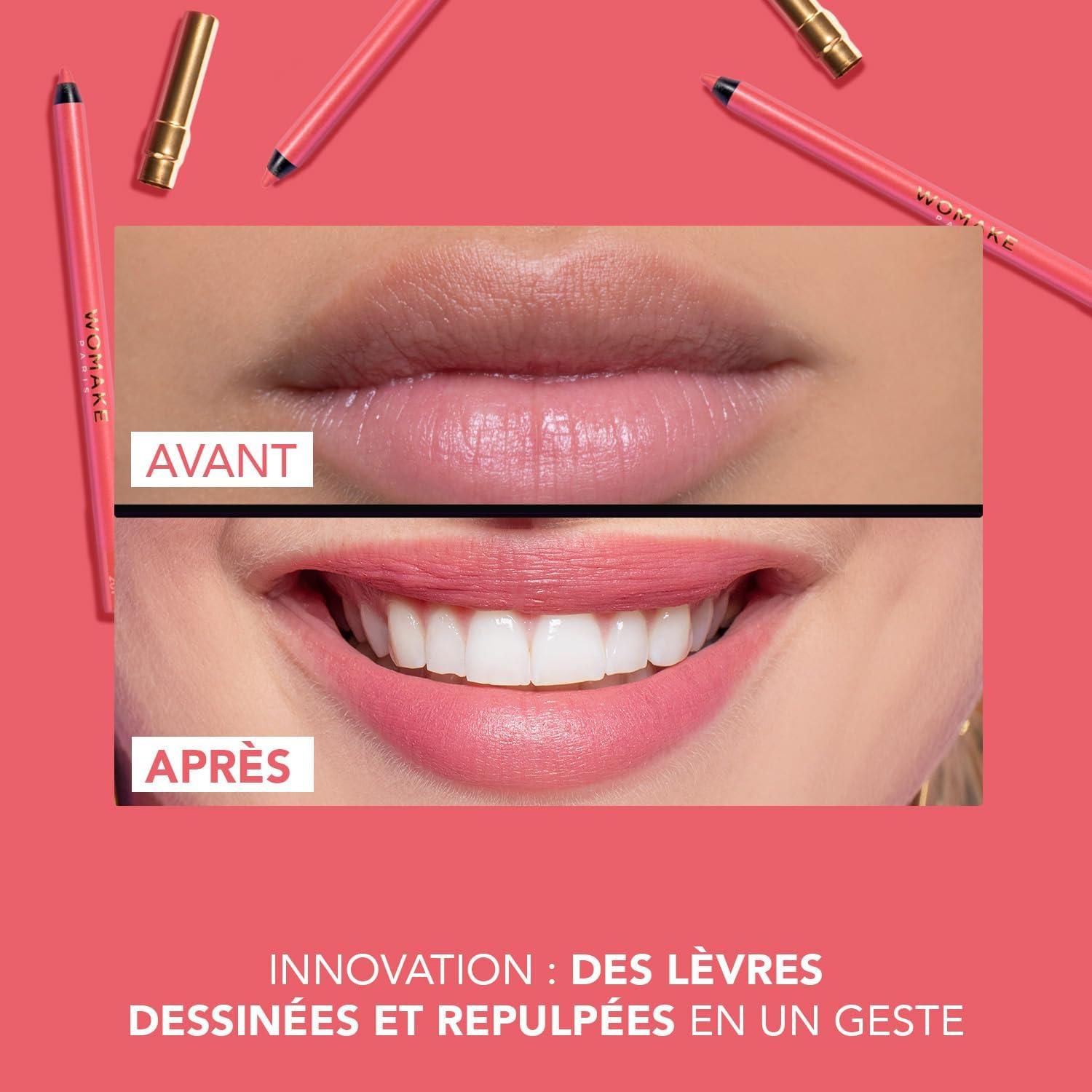 Womake - 3 in 1 Pencil: Lips Eyes Blush - Long-lasting - Water ...