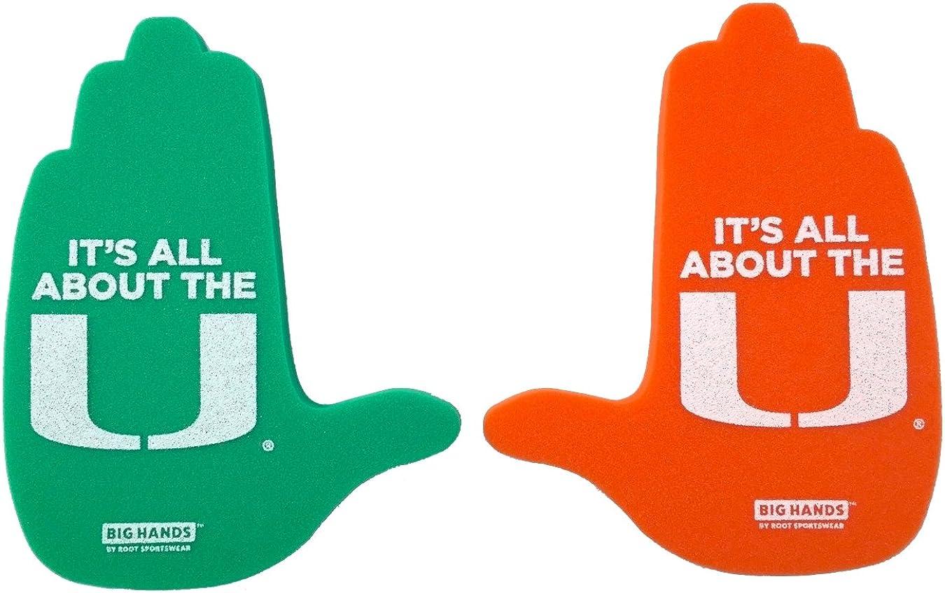 Root Sportswear NCAA College Hand Sign Foam Hands/Foam Fingers for ...