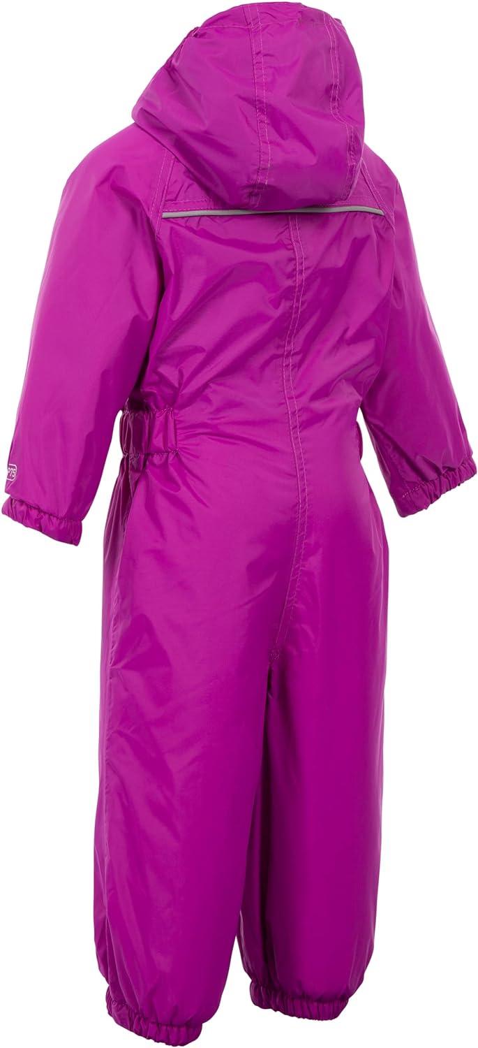 Trespass Kids' Waterproof Rain Suit 2-3 Years Purple Orchid - Outdoor ...