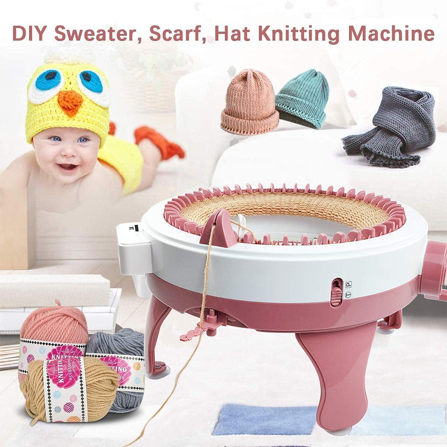 48-Pin Oversized Hand-Knitted Rotary Double Knitting Machine Set for ...
