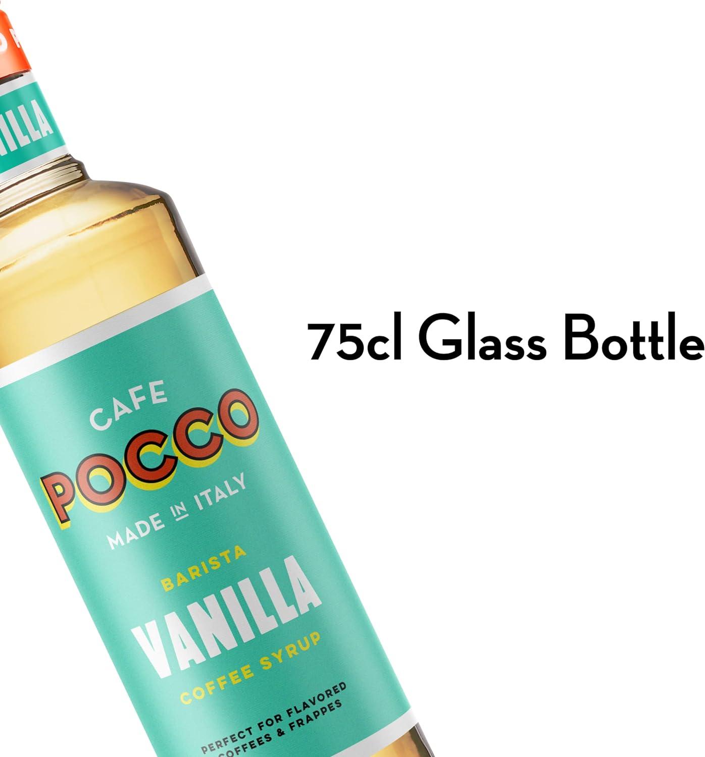 Cafe Pocco Vanilla Coffee Syrup 75cl with Reusable Pump - 10ml | Shop ...