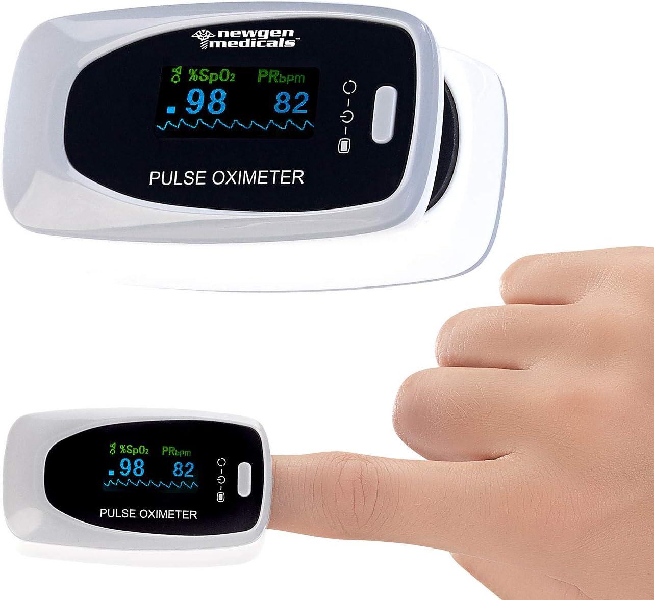 Buy Newgen Medicals High Accuracy Finger Pulse Oximeter | LCD Color ...