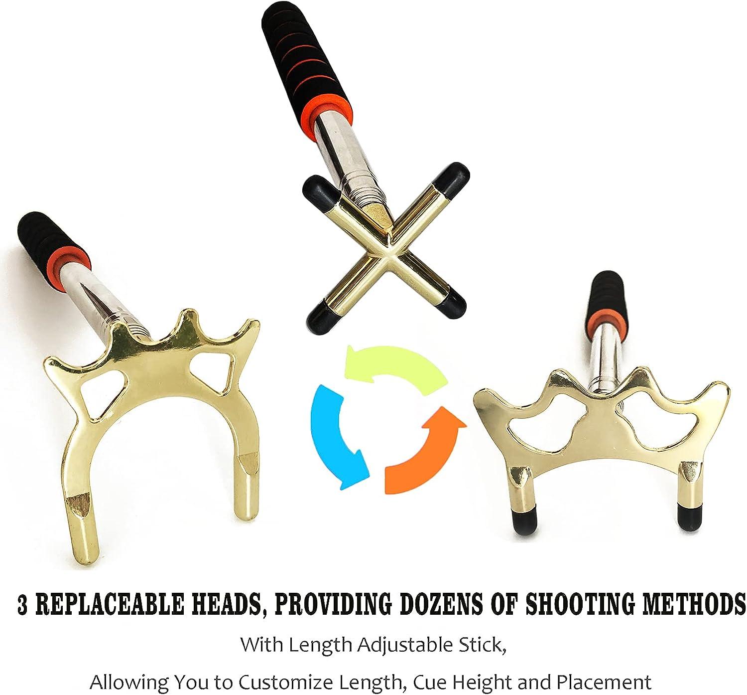 Tai Ba Retractable Billiards Pool Cue Stick Bridge with Brass Head ...