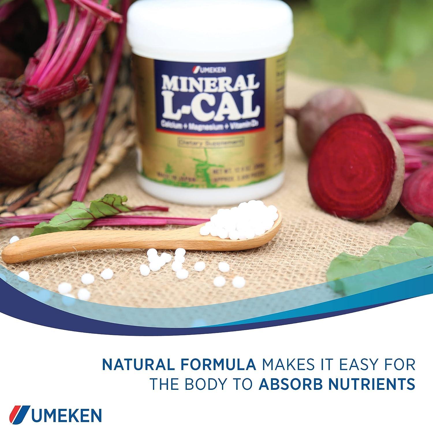 Umeken Mineral L-Cal Supplement 6 Month Supply | Enriched with ...
