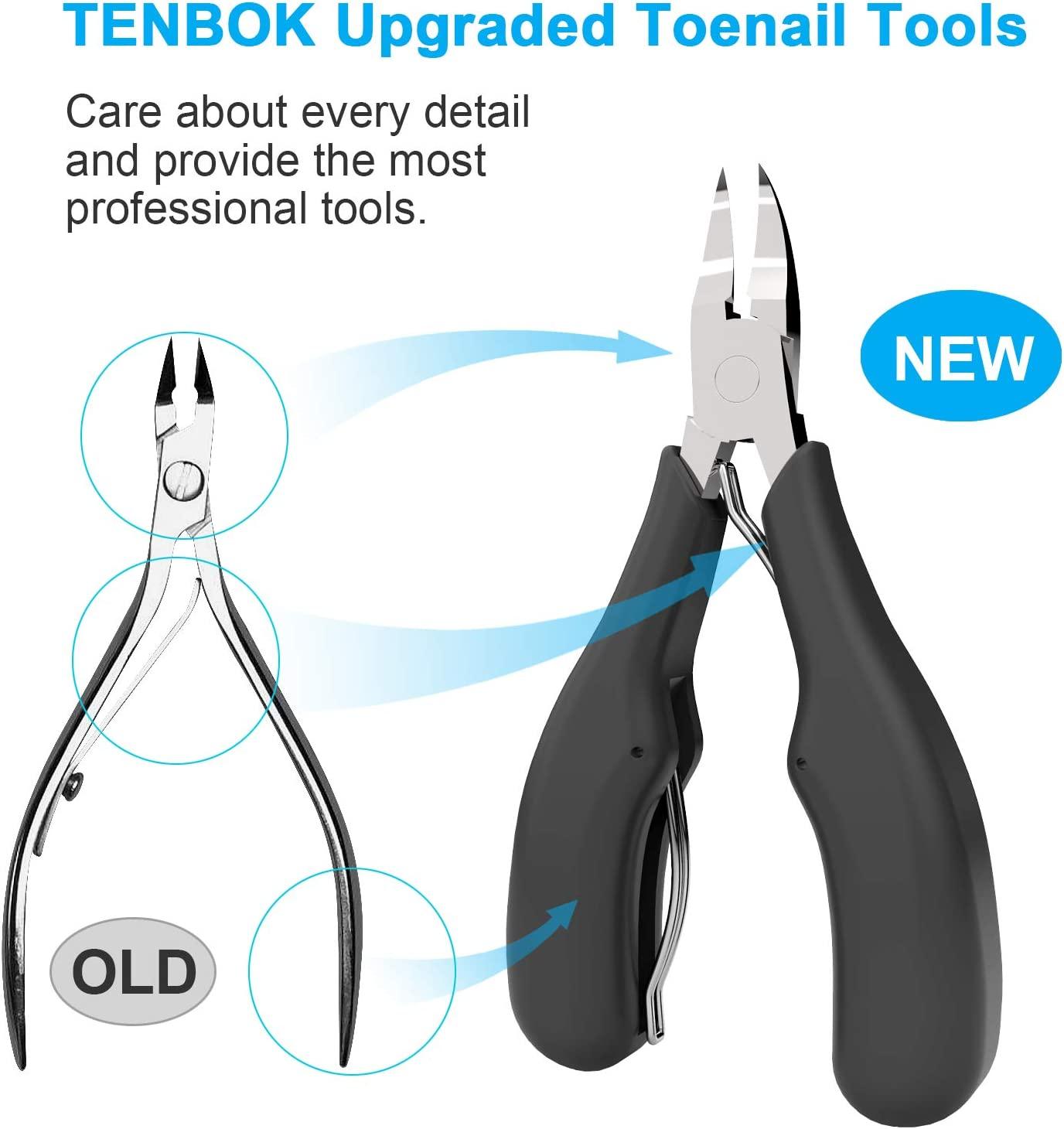 Professional Ingrown Toenail Treatment Kit - 9pcs Podiatrist Clippers ...