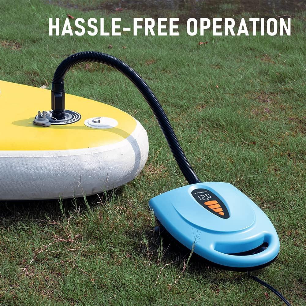 Airbank Electric Paddle Board Pump 20 PSI - Dual Stage Fast Inflator ...