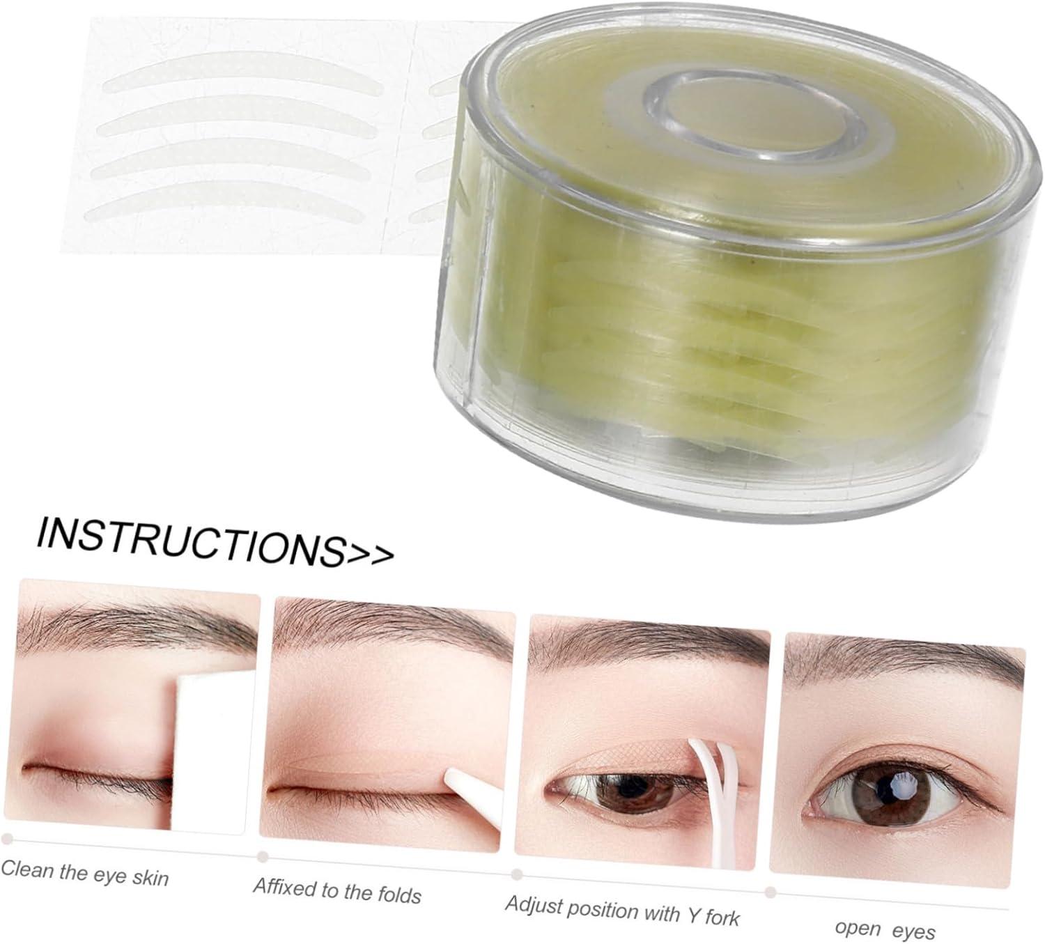 300 Pairs Double Sided Eyelid Tape Eyelid Sticker Tape Folding Tool Eye ...