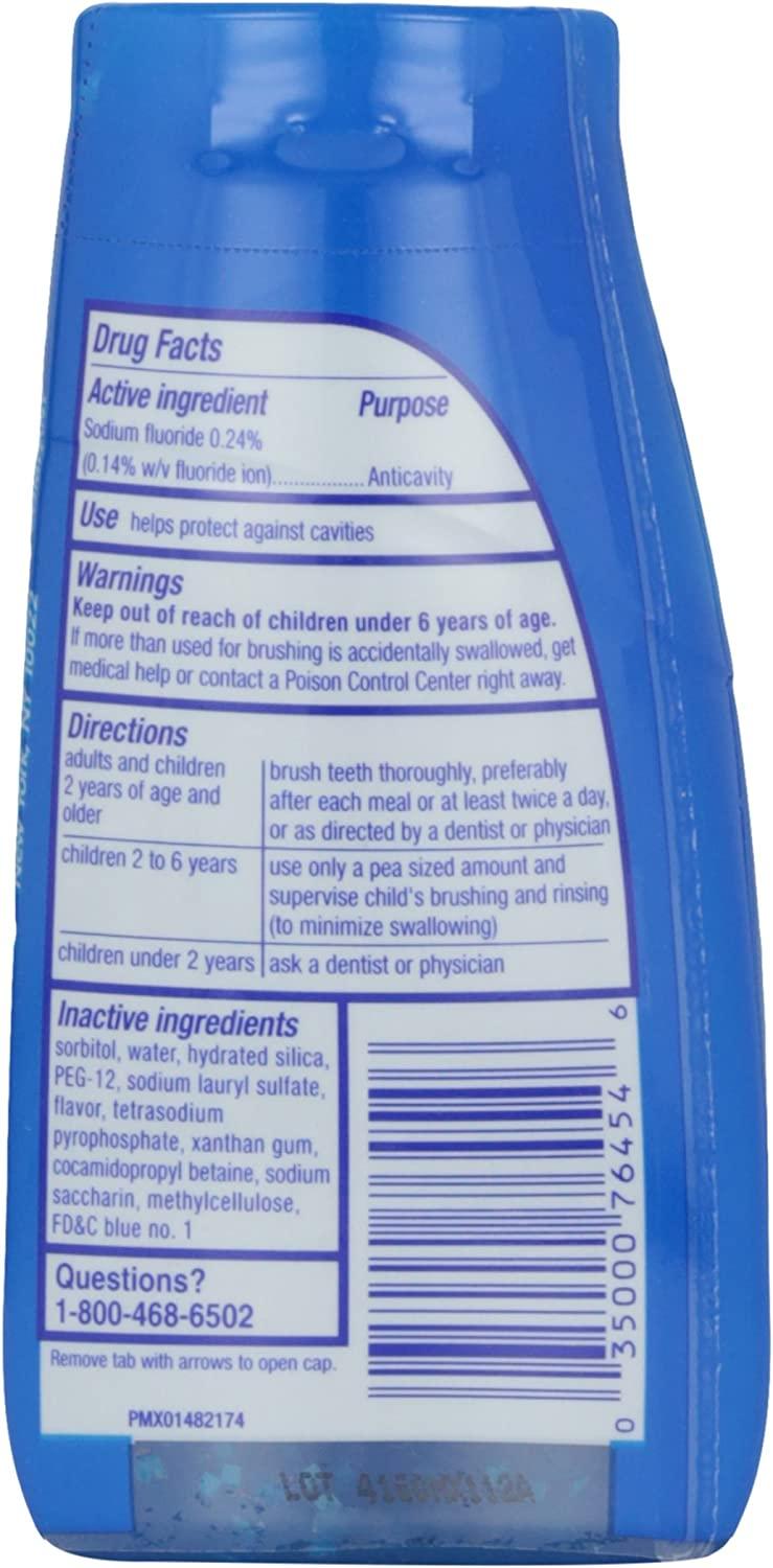 Colgate Max Fresh Liquid Toothpaste with Mini Breath Strips, Cool Mint ...