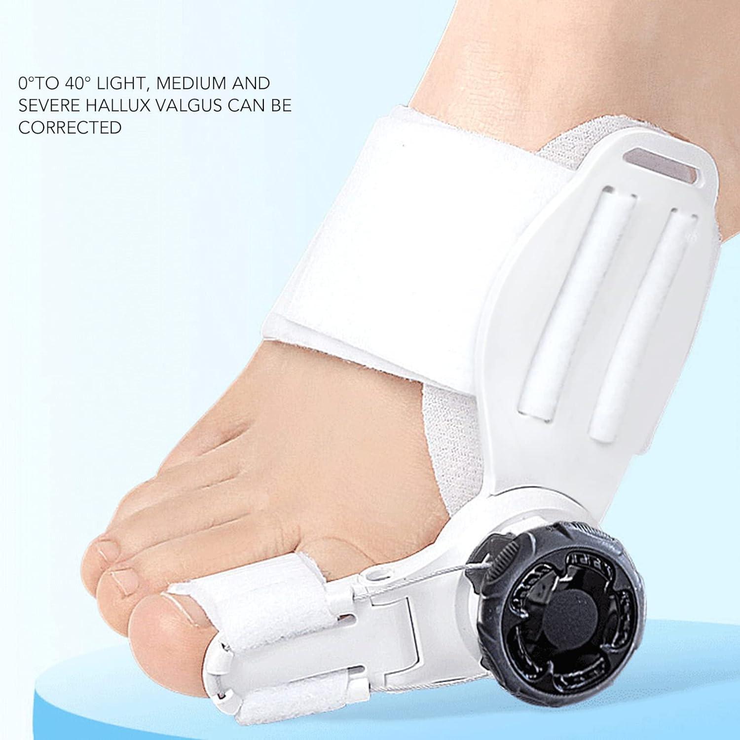 Silicone Hallux Valgus Corrector & Toe Bunion Splint with Black Buckle ...
