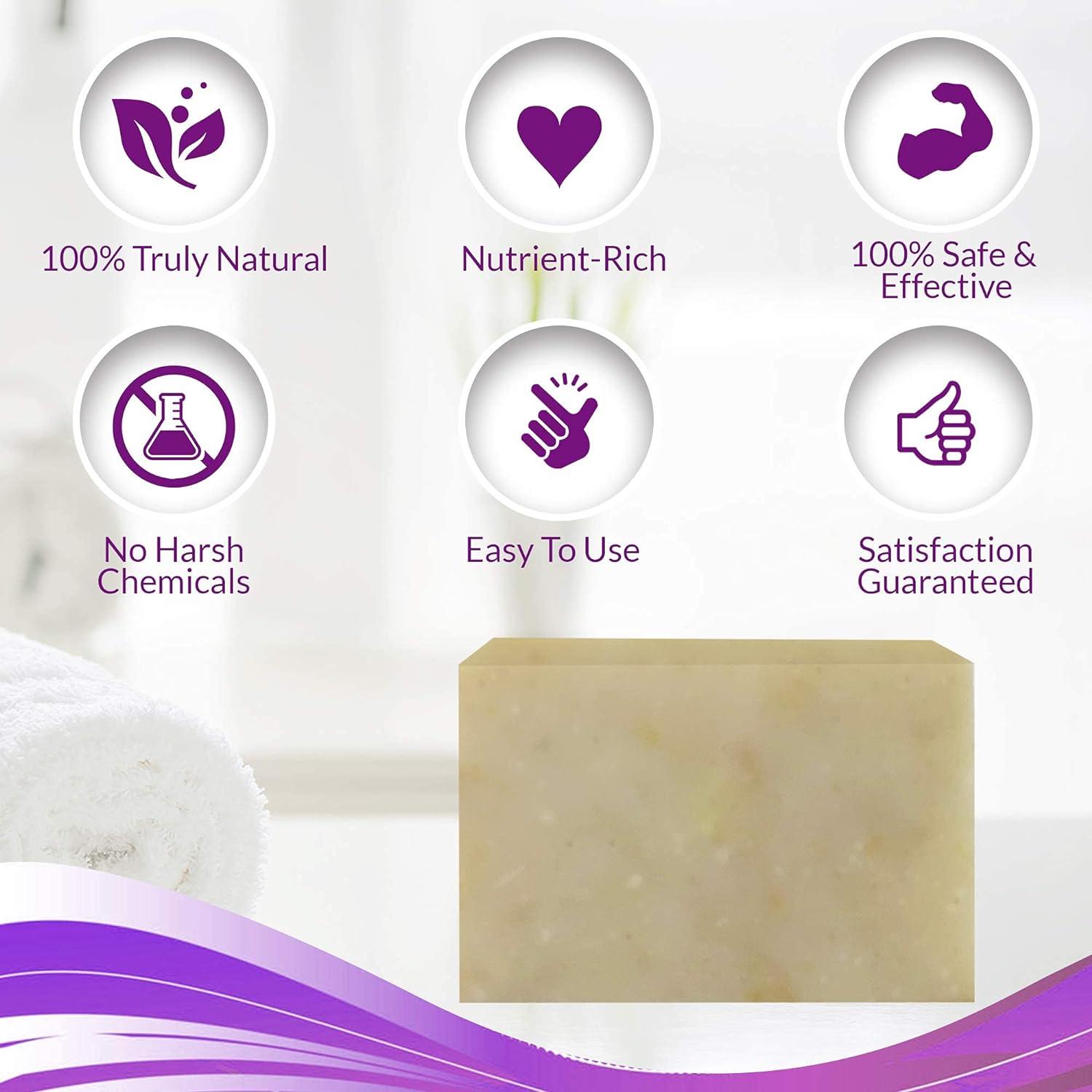 Natural Eczema Soap Bar for Face & Body - 4 oz (Pack of 1) | Dermatitis ...
