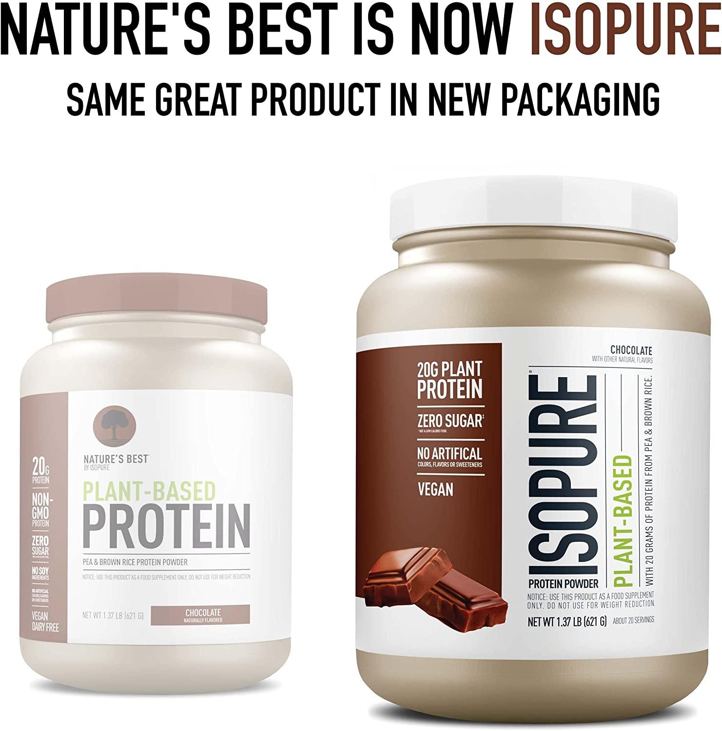 Vegan Protein Powder From Isopure Monk Fruit Sweetener Post Workout