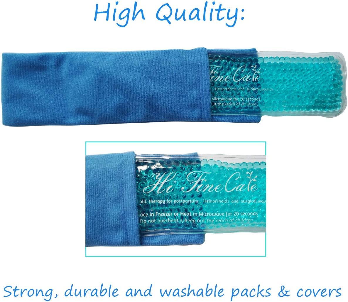 Perineal Cooling Pad for Postpartum Relief - 2 Ice Packs and 3 Covers ...