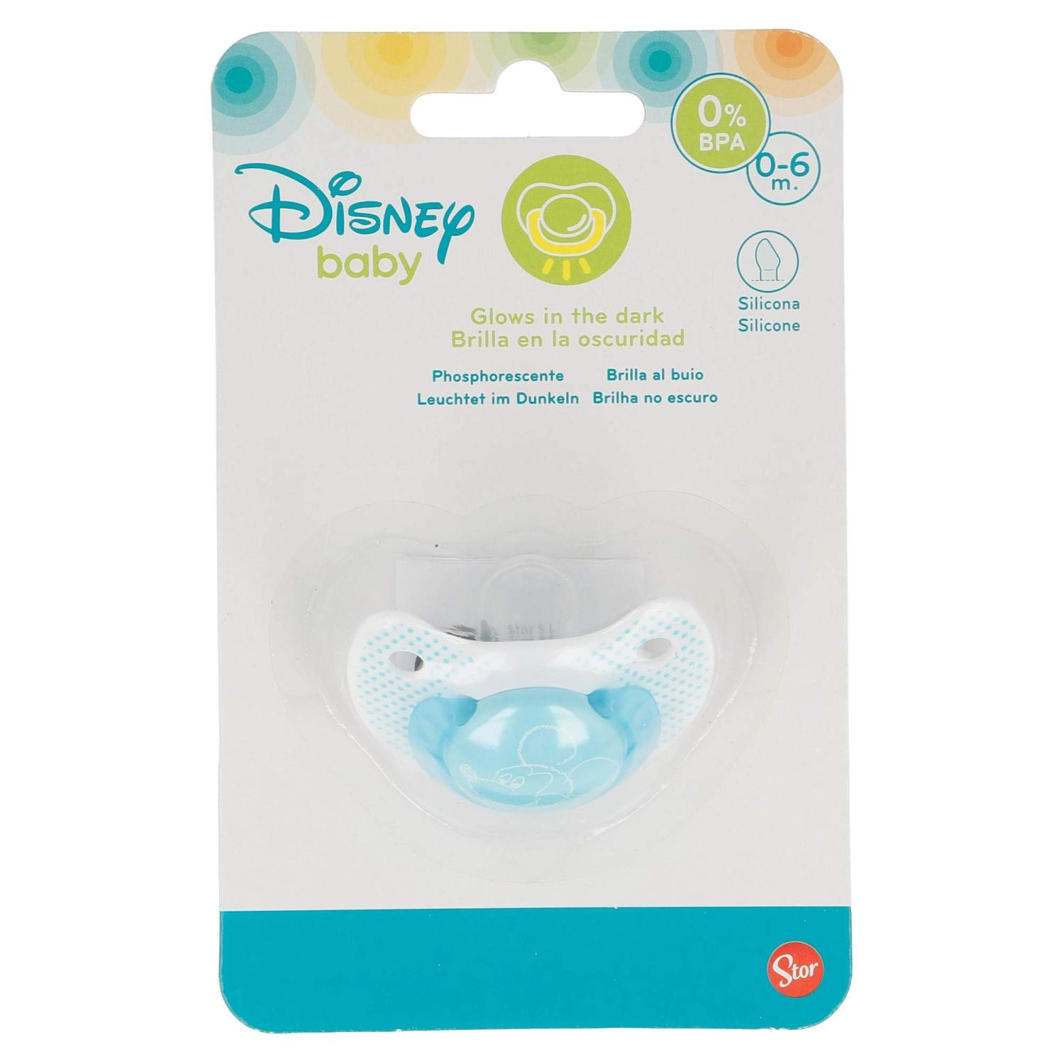 Stor Pack 1 Anatomical Pacifier with Silicone Teat 0-6M - Mickey ...